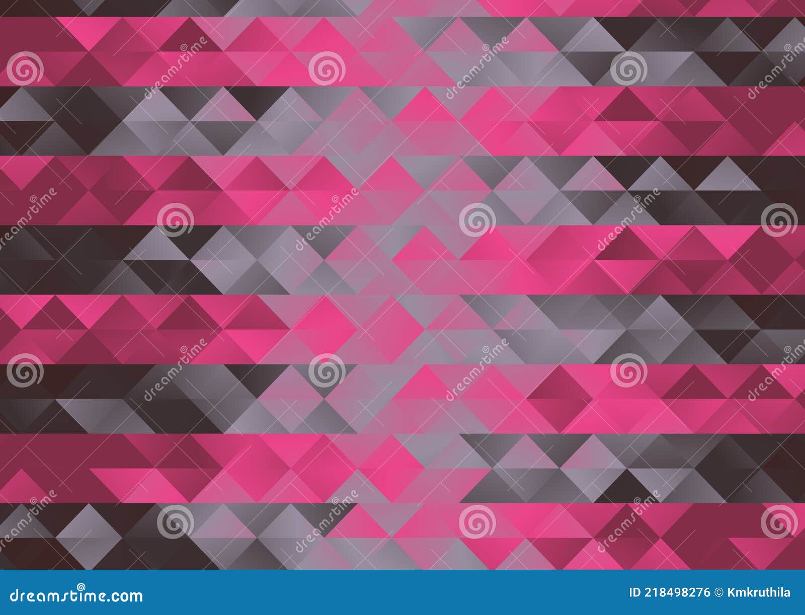 Pink and Grey Geometric Triangle Pattern Background Image Stock Vector ...