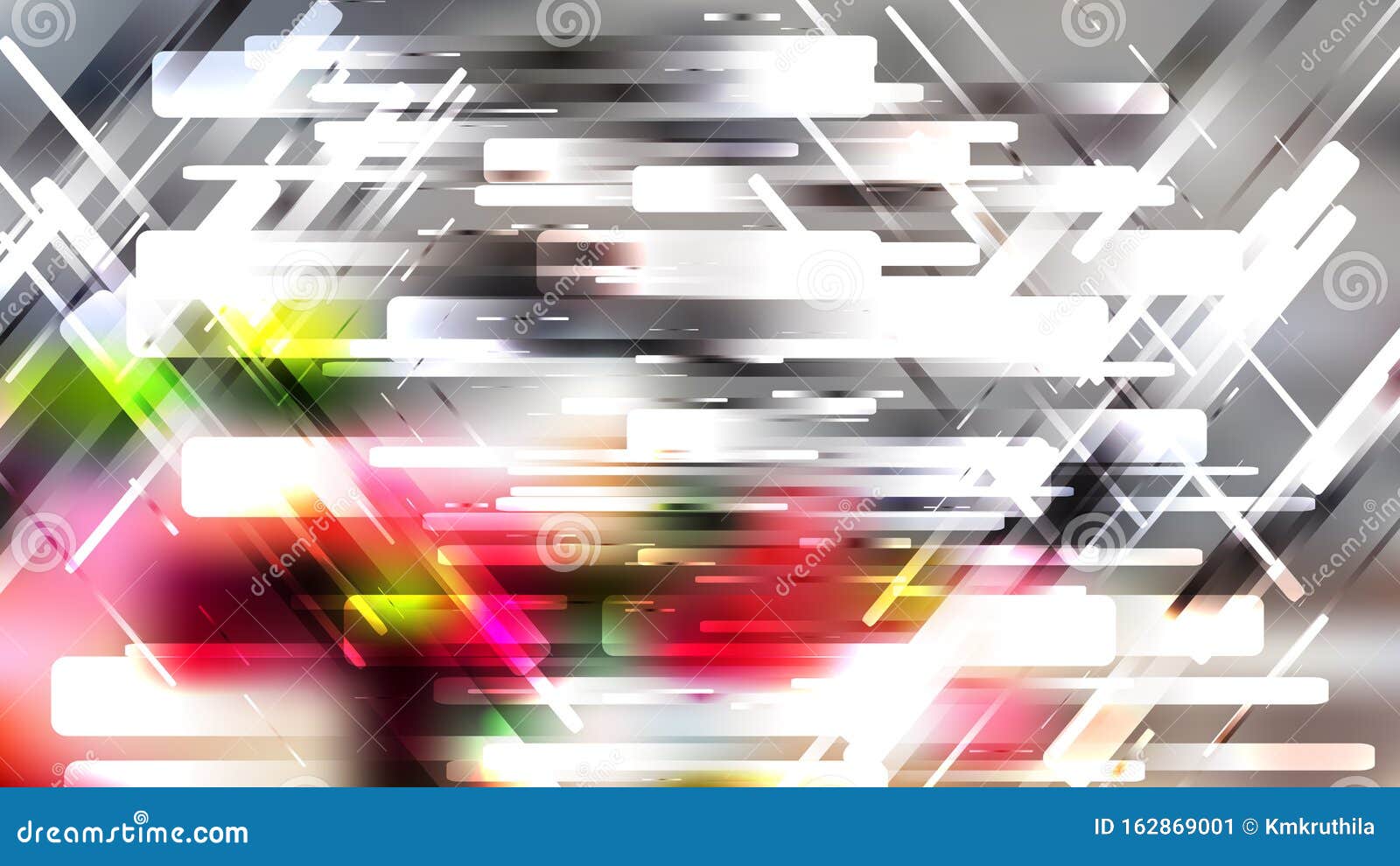 Pink and Grey Modern Geometric Shapes Background Vector Image Stock ...