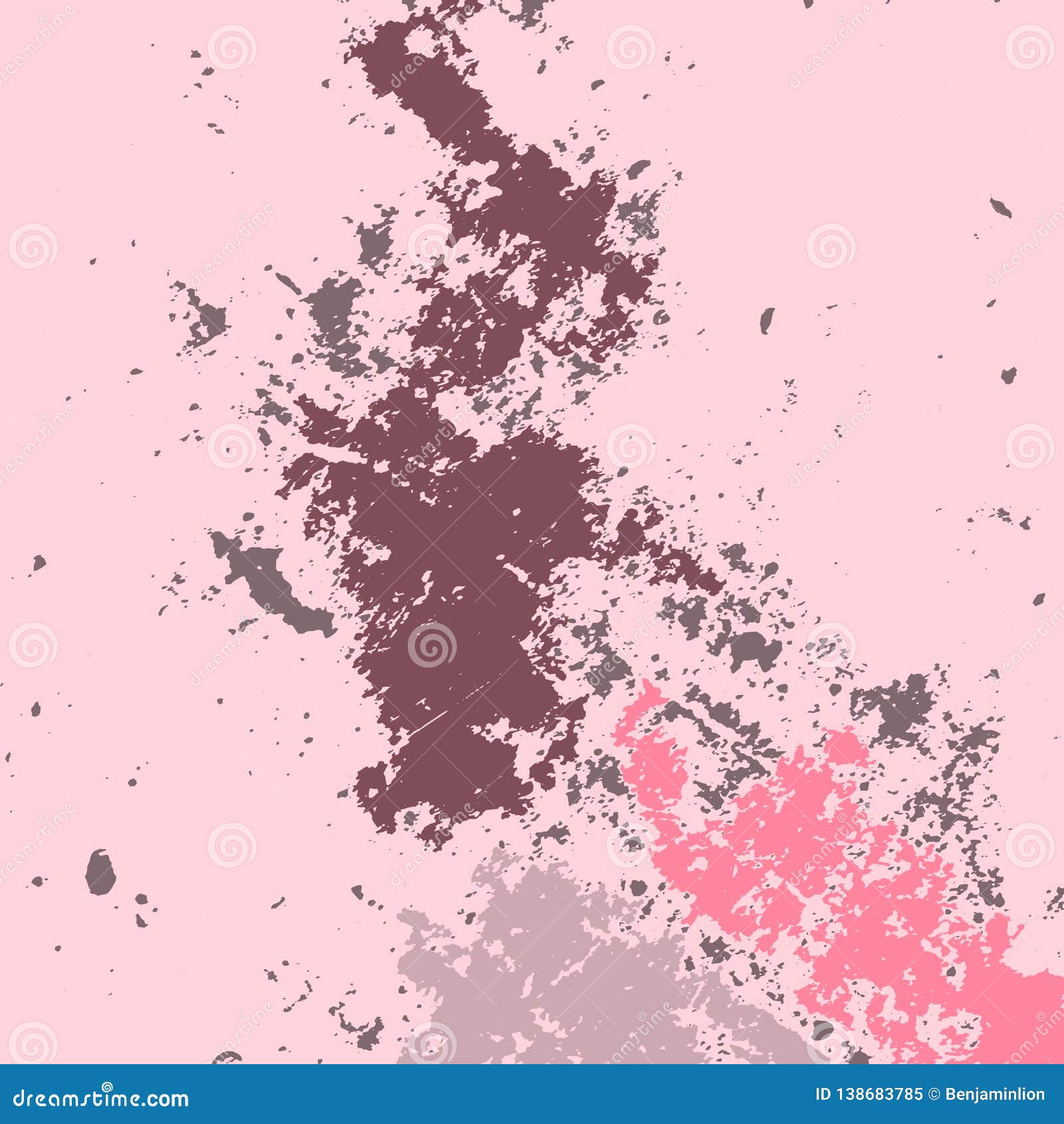 Pink Grunge Background stock vector. Illustration of card - 138683785