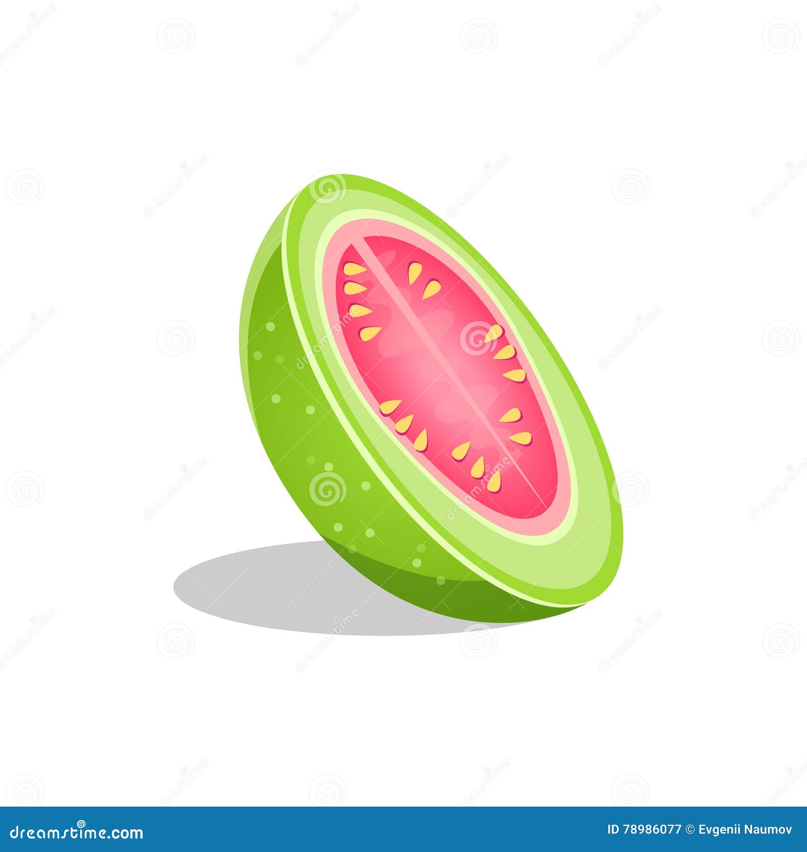 Pink Guava Girly Cartoon Character | CartoonDealer.com #75800627