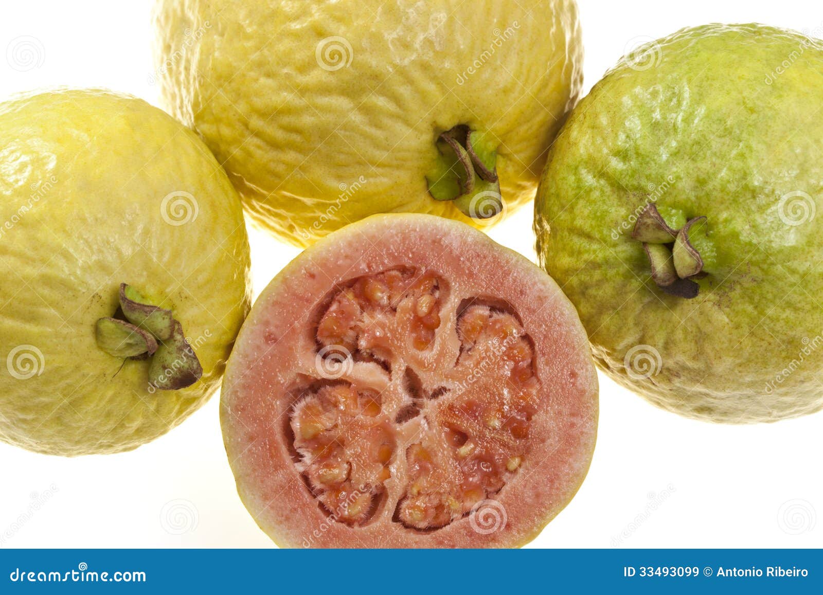 Pink Guava Fruit stock image. Image of juicy, delicious - 33493099