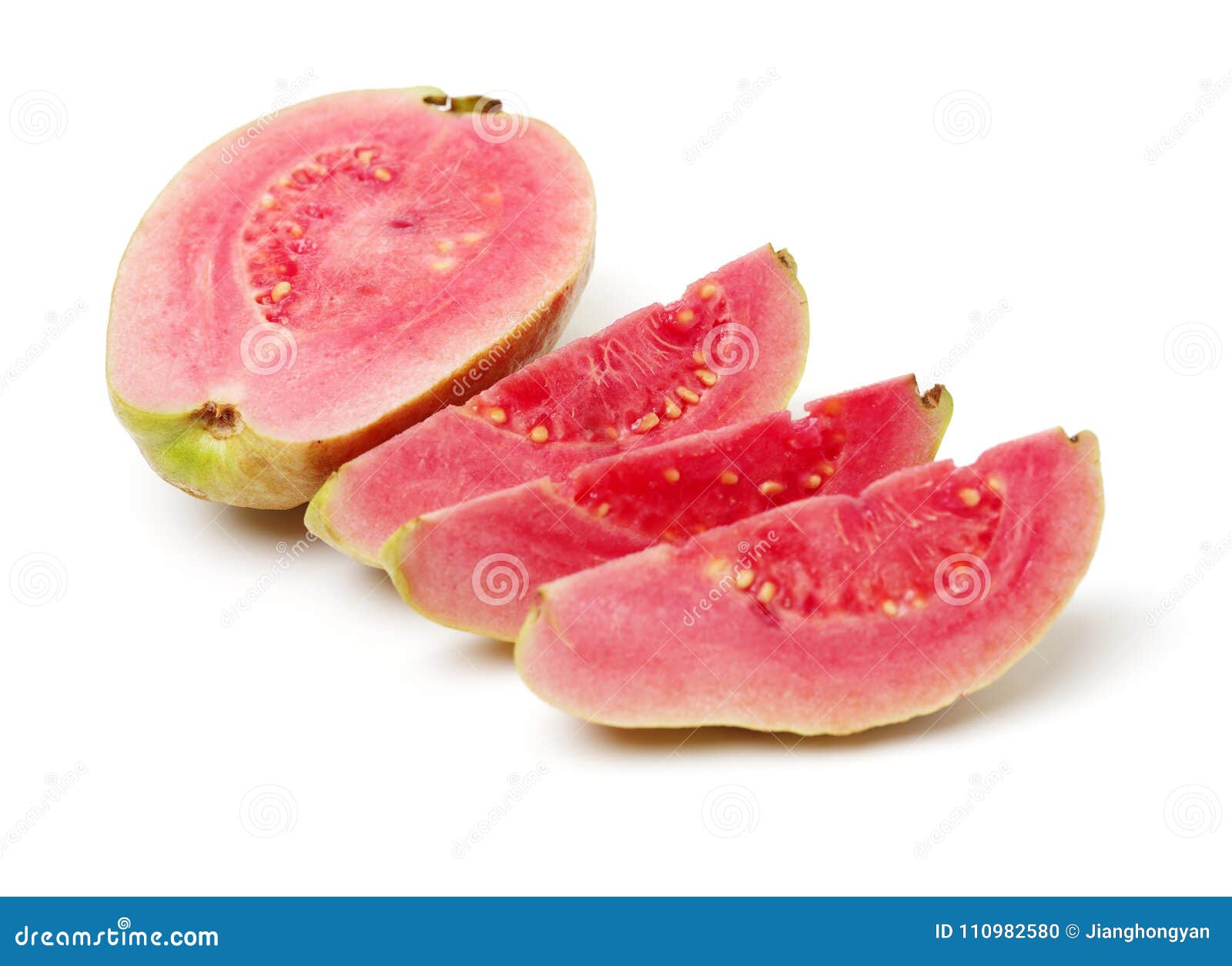 Pink guava fruit stock photo. Image of guava, crunchy - 110982580