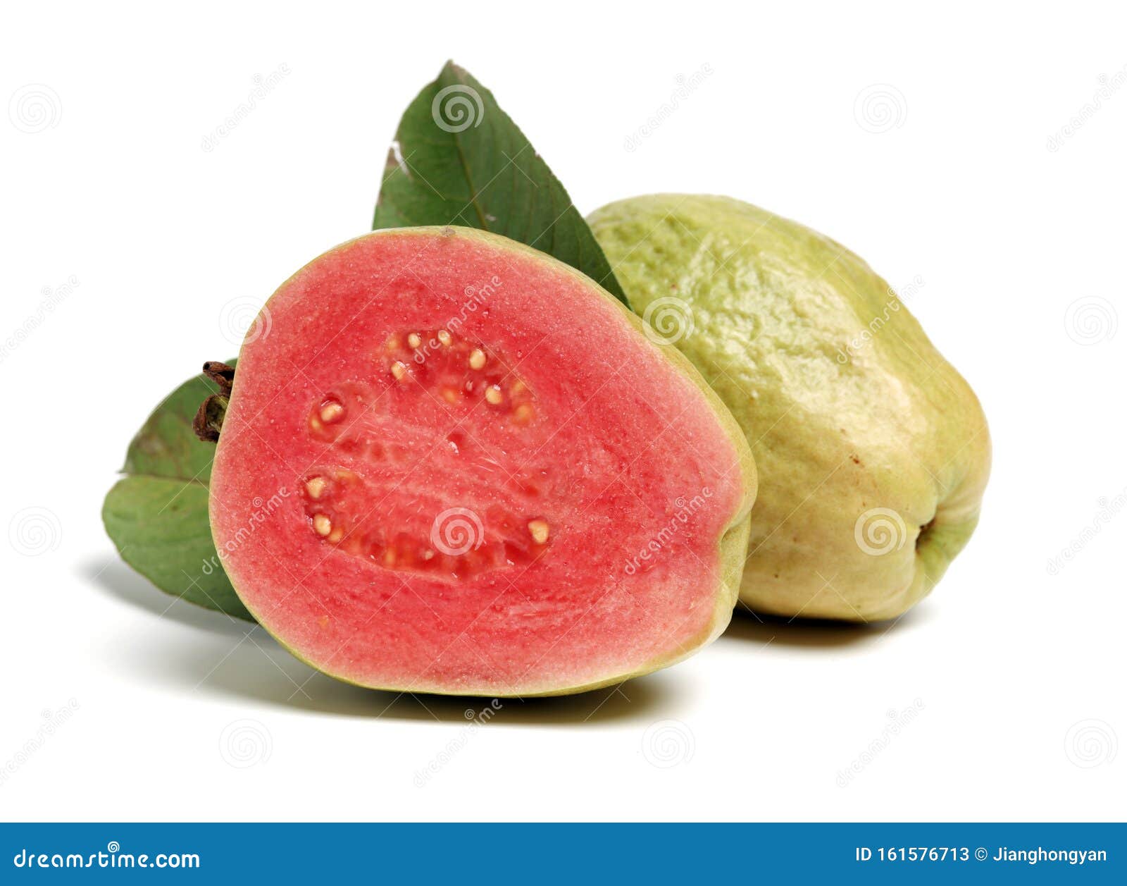 Pink guava stock image. Image of java, abstract, green - 161576713