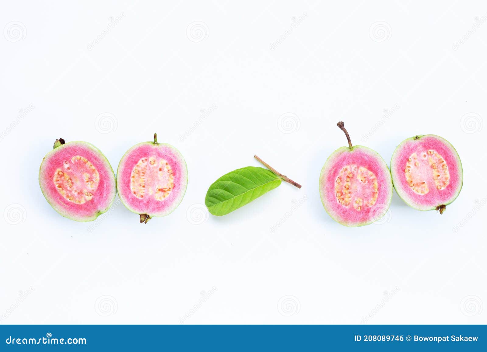 Pink guava on white stock photo. Image of basket, closeup - 208089746