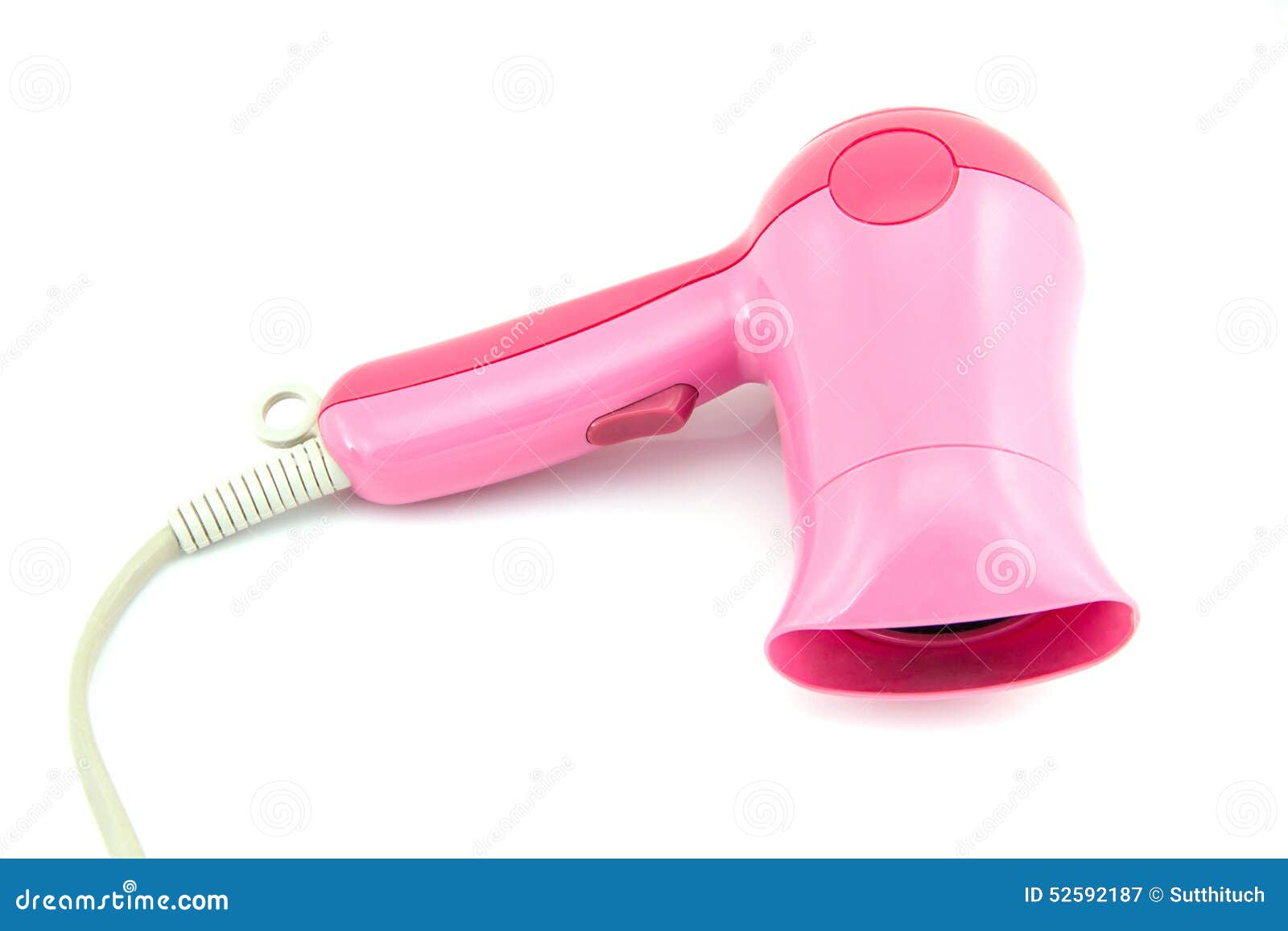 Pink Hair dryer stock image. Image of drier, blow, blower - 52592187