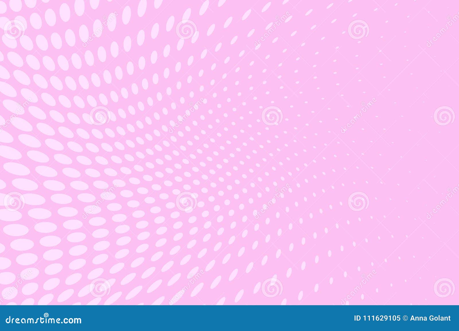 Pink Halftone Background. Digital Gradient. Wavy Dotted Pattern with ...