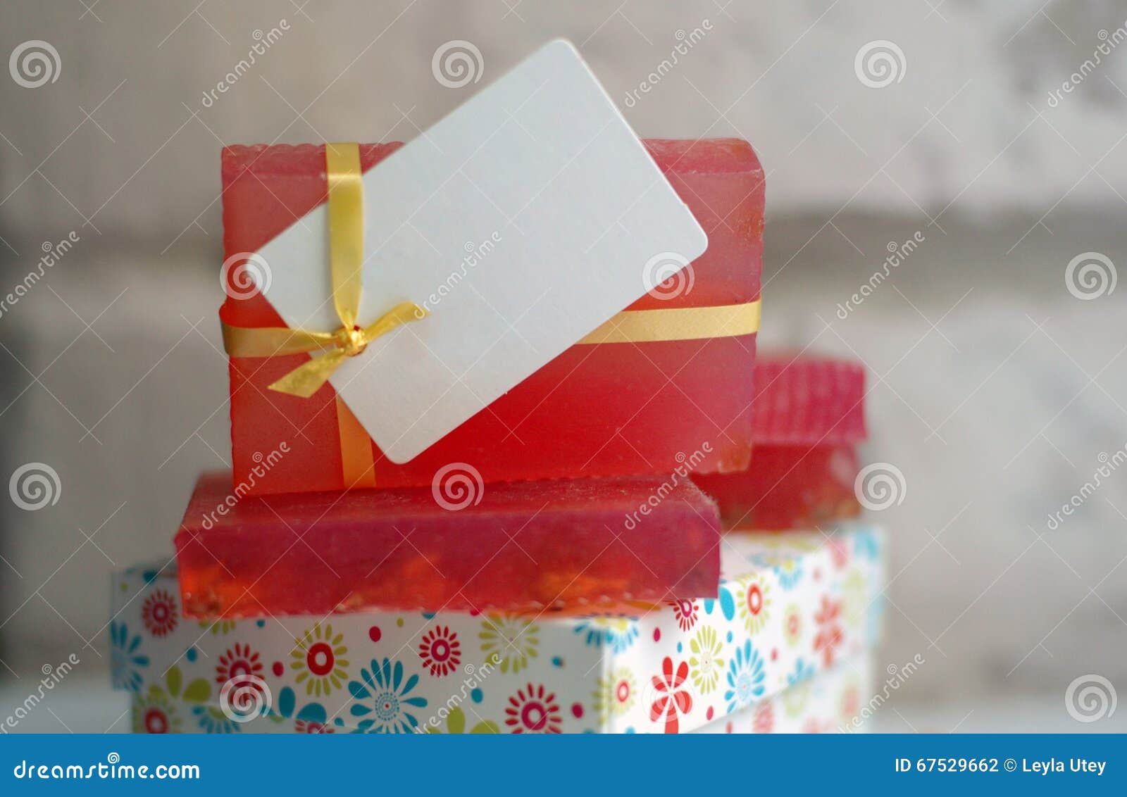 Pink handmade soap stock photo. Image of gift, smelling - 67529662