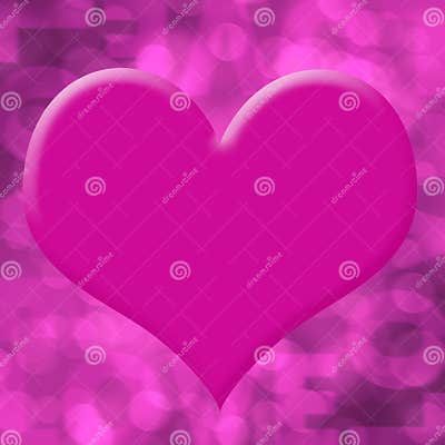 Pink heart stock illustration. Illustration of design - 13409903