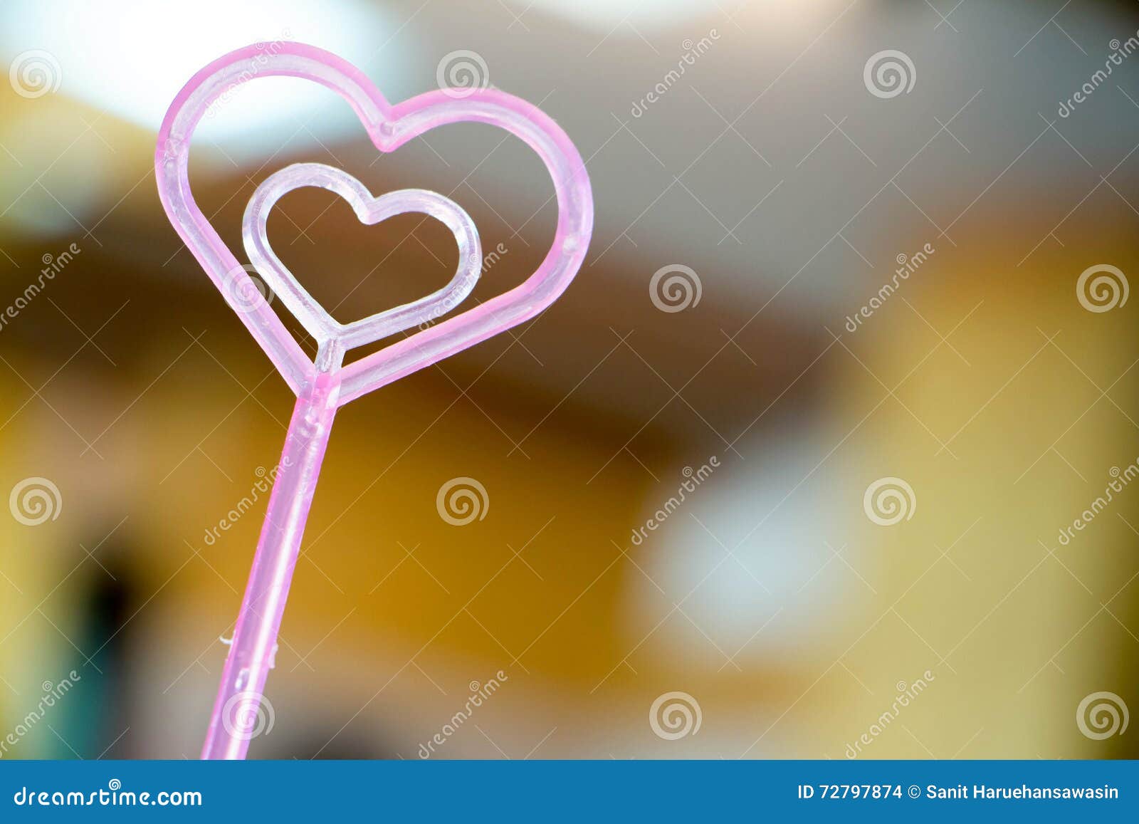 Pink Heart on Blur Background Stock Photo - Image of writing, celebrate ...