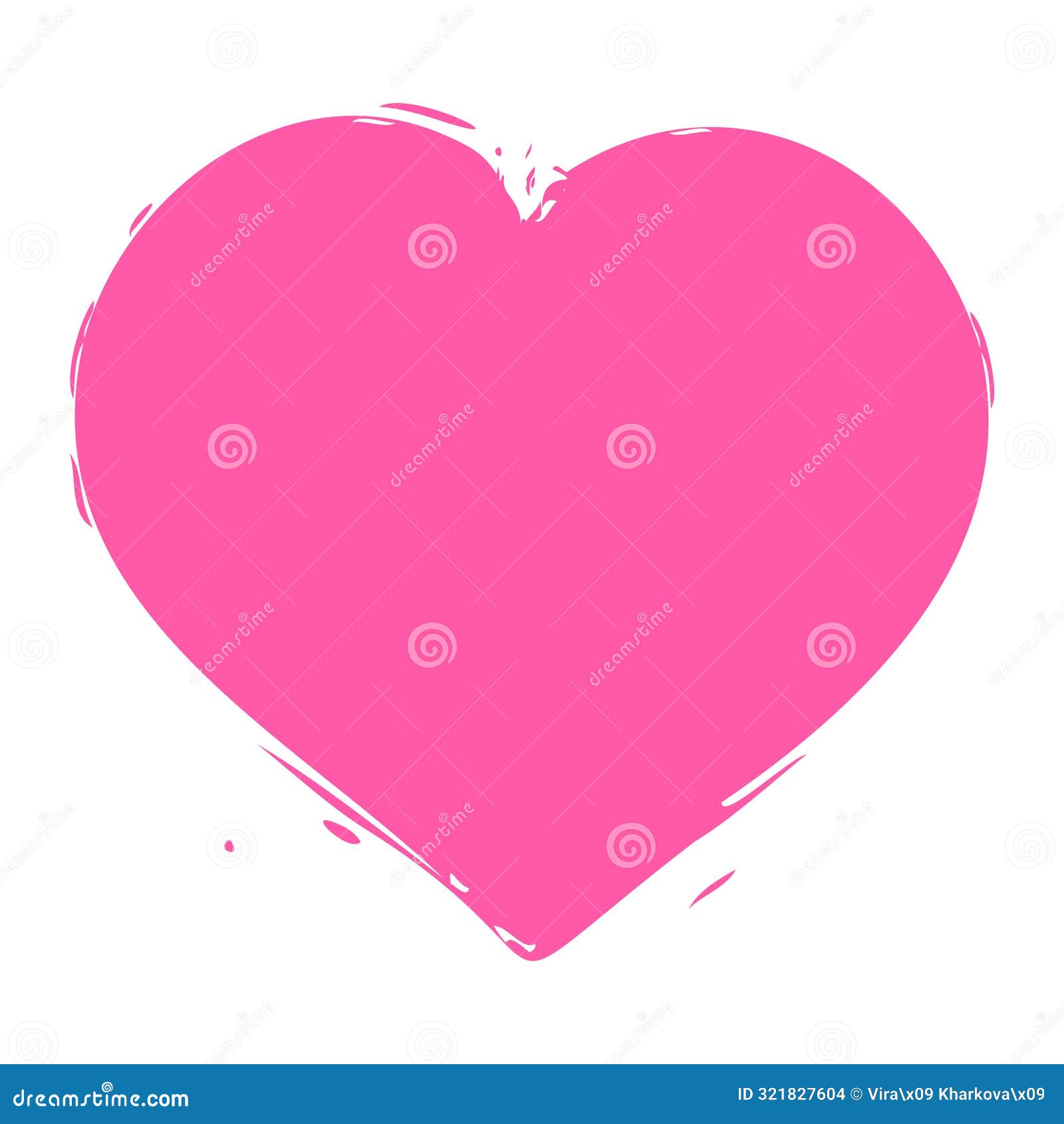 Pink Heart Icon, Love Symbol Stock Vector - Illustration of decorative ...
