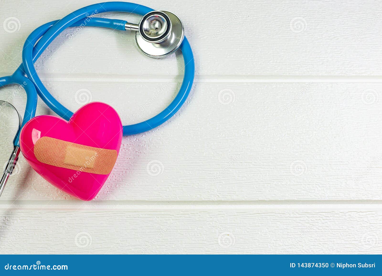 Pink Heart and Stethoscopes for Medical Content Stock Photo - Image of ...