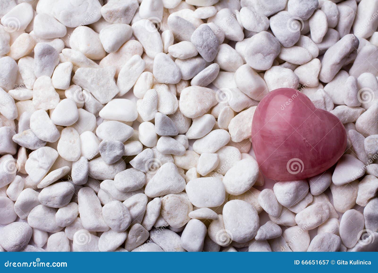 Pink Heart Stone on the Spa Stone Background Stock Image - Image of ...