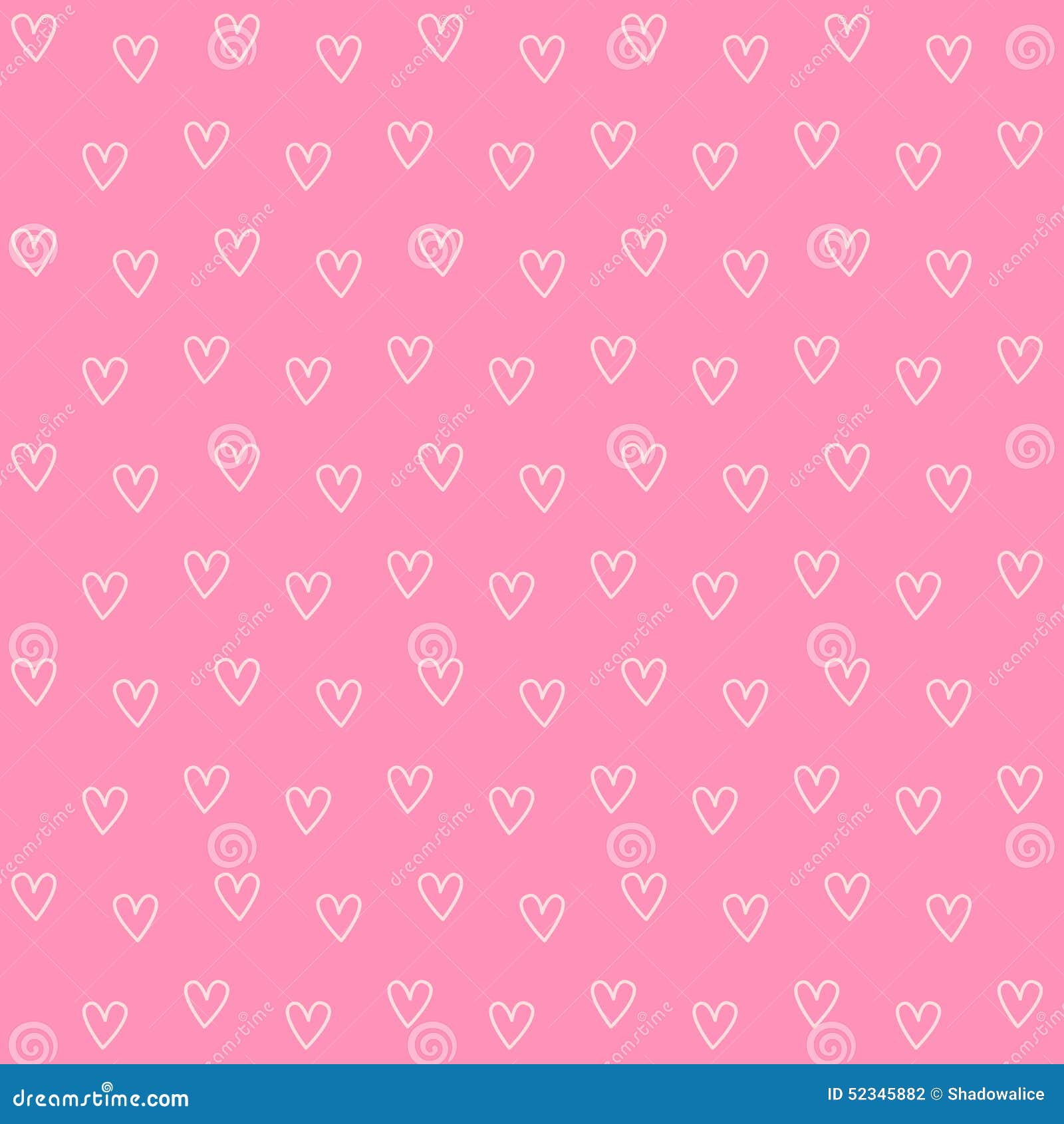 Pink Heart Wallpaper Set Great for Any Use. Vector EPS10 Stock Vector ...