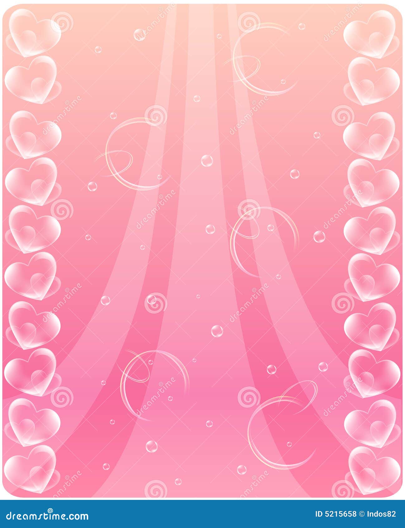 Pink Hearts Border Cartoon Vector | CartoonDealer.com #16886787