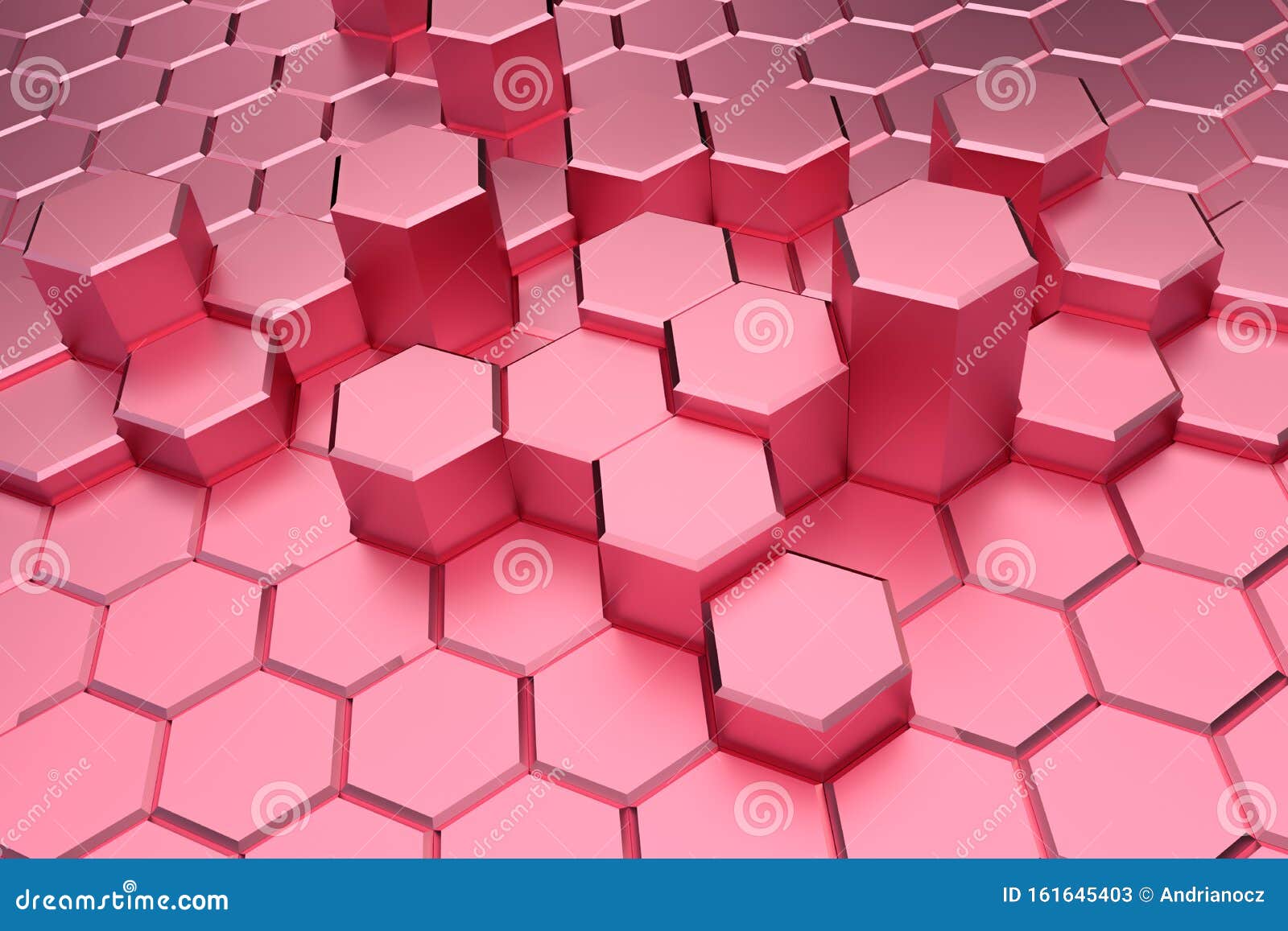 Pink Hexagon Pattern - Honeycomb Concept Stock Illustration ...