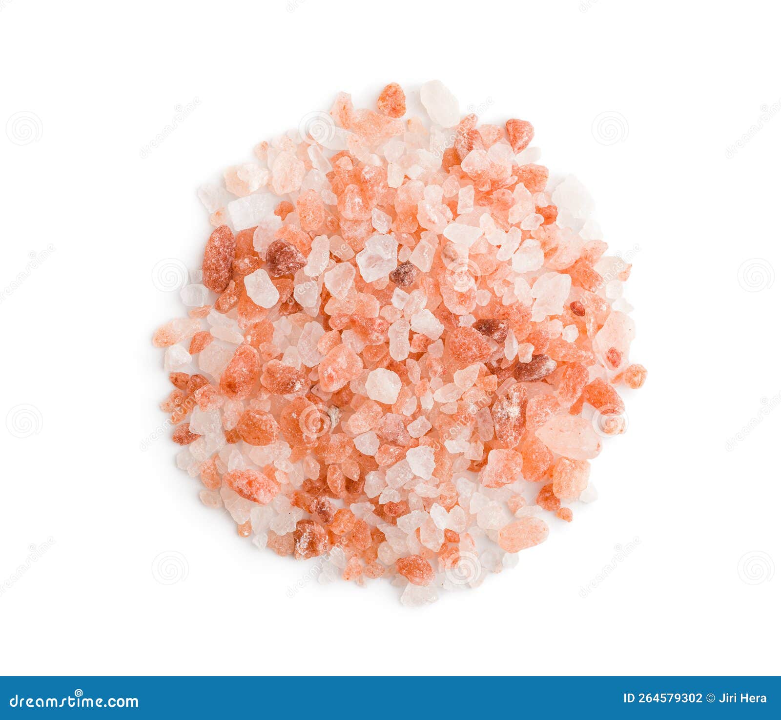 Pink Himalayan Salt Isolated on White Background Stock Photo - Image of ...
