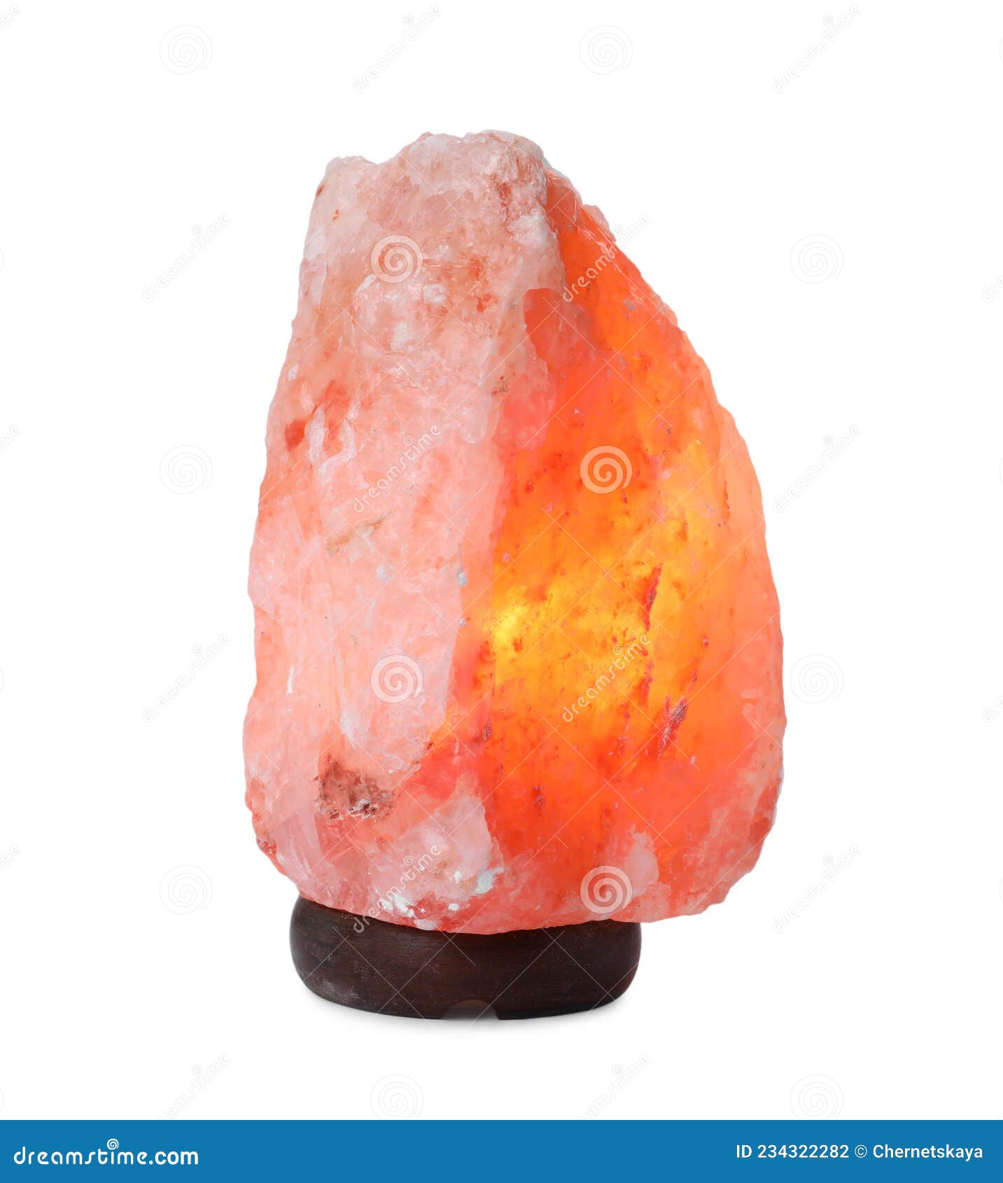 Pink Himalayan Salt Lamp Isolated on White Stock Photo - Image of lamp ...
