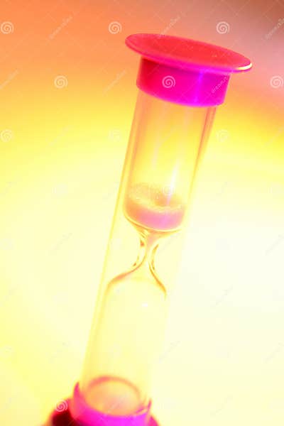 Pink hourglass timer stock image. Image of funnel, timepiece - 2692543