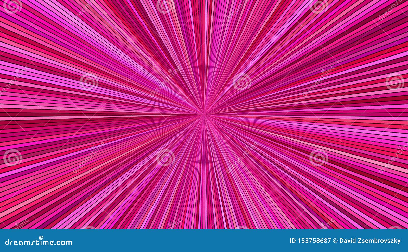 Pink Hypnotic Abstract Ray Burst Background from Striped Rays Stock ...