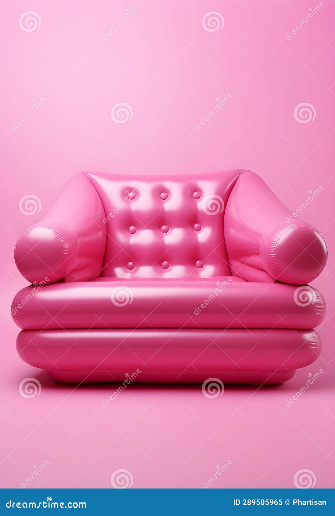 Pink Inflatable Pink Inflatable Chic Stock Illustration - Illustration ...