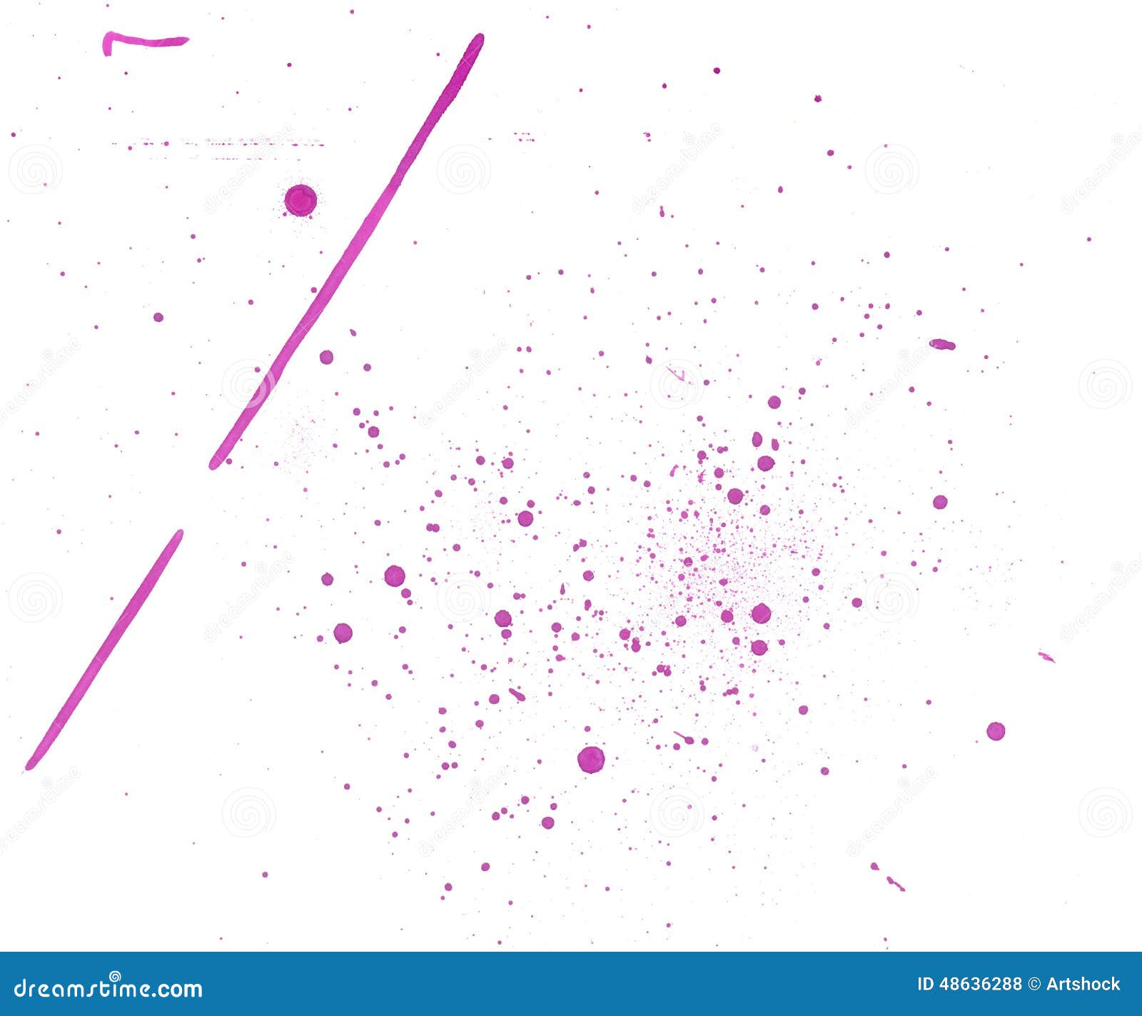 Pink Ink Blots stock illustration. Illustration of cover - 48636288