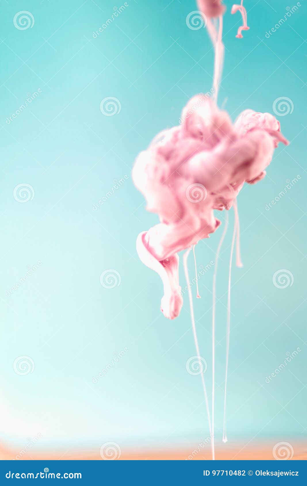 Pink Ink in Water, Artistic Shot, Abstract Background Stock Photo ...