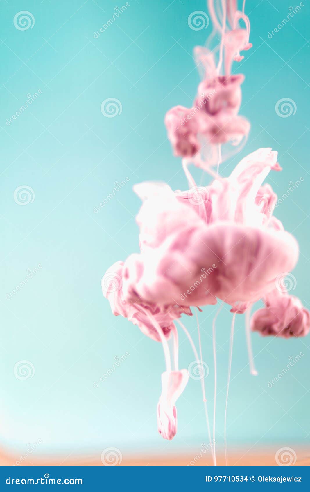 Pink Ink in Water, Artistic Shot, Abstract Background Stock Photo ...