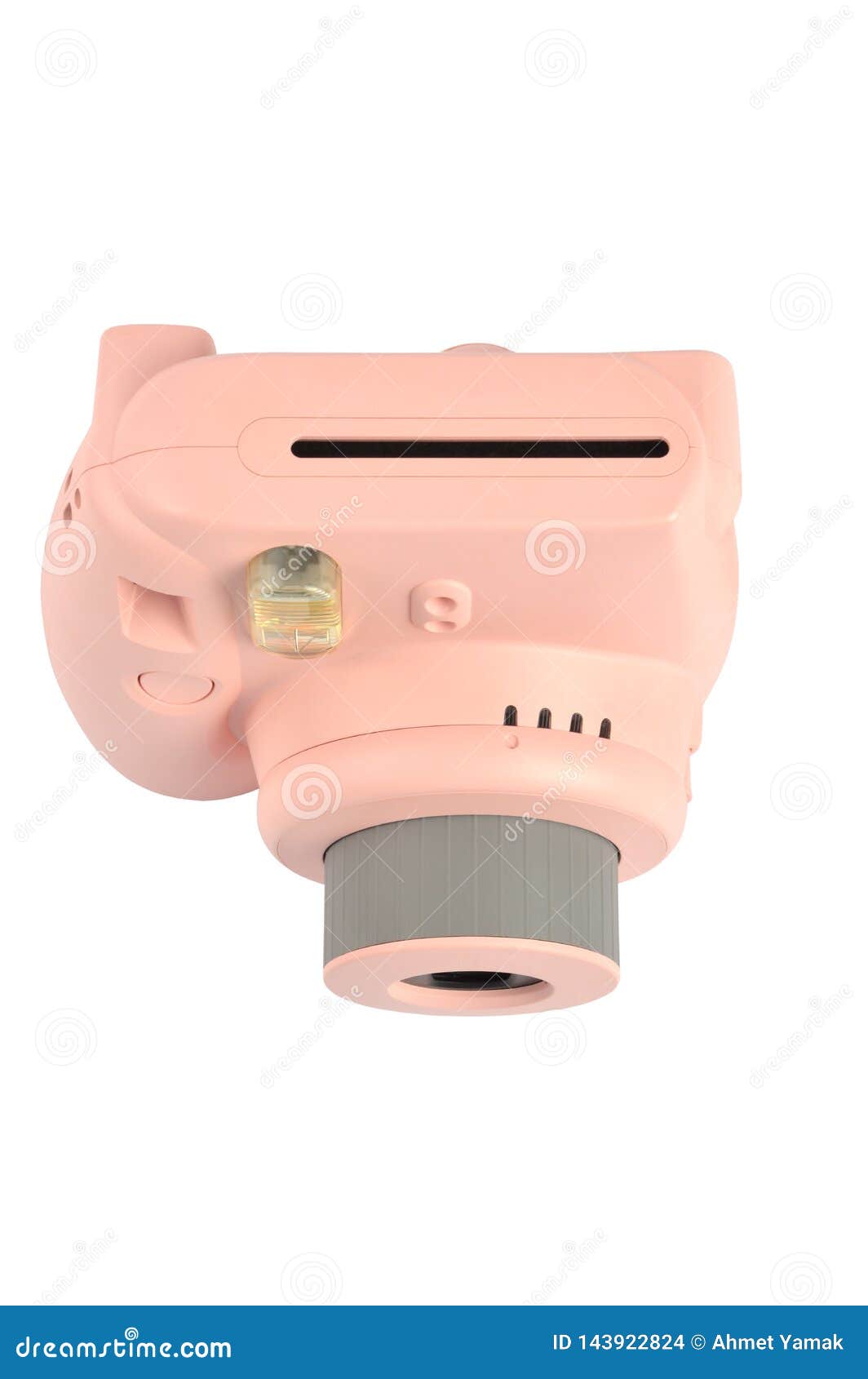 Instant Camera on White Background Stock Photo - Image of white ...