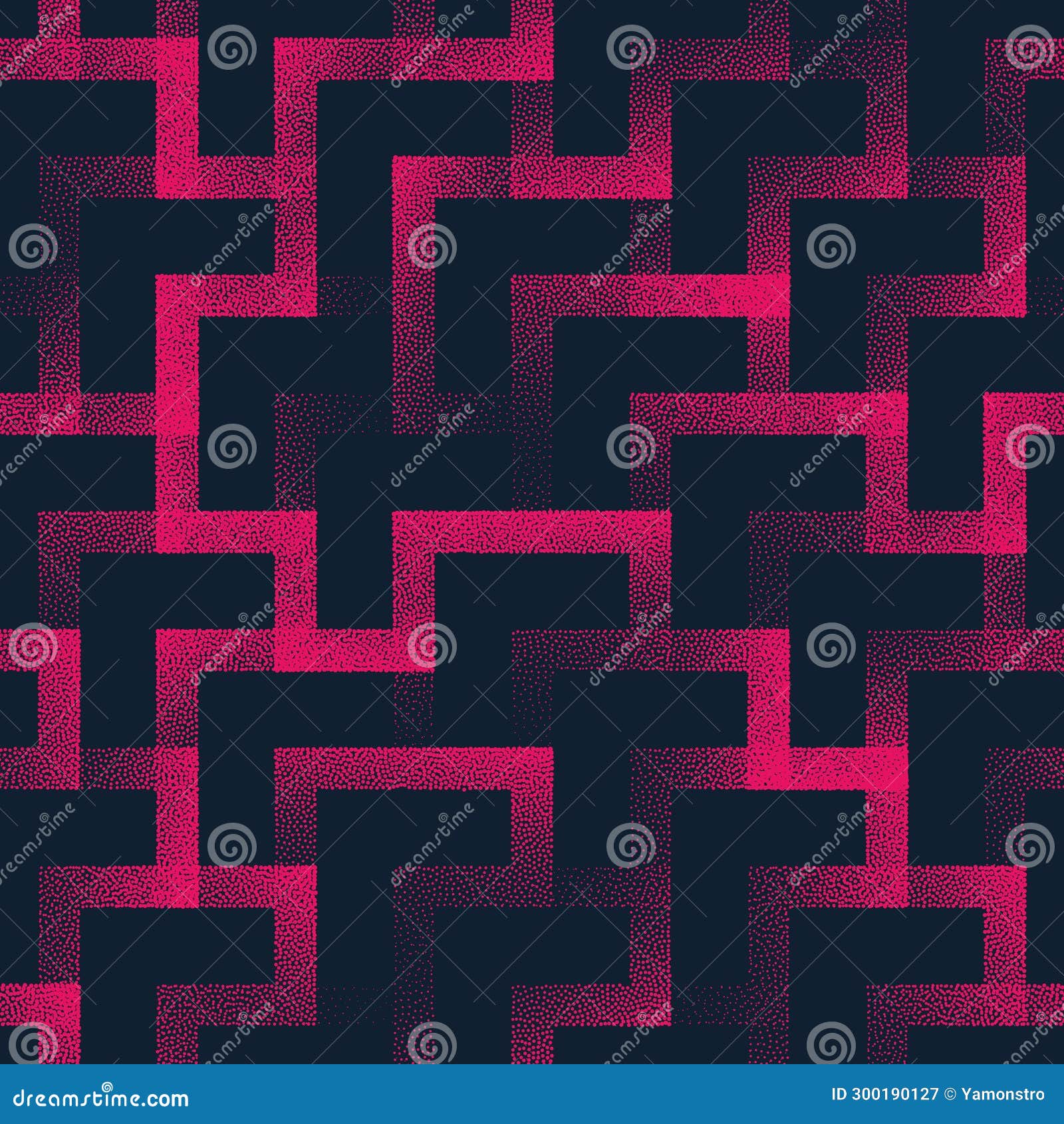 Pink Intricate Lines Structure Seamless Pattern Trend Vector Abstract ...