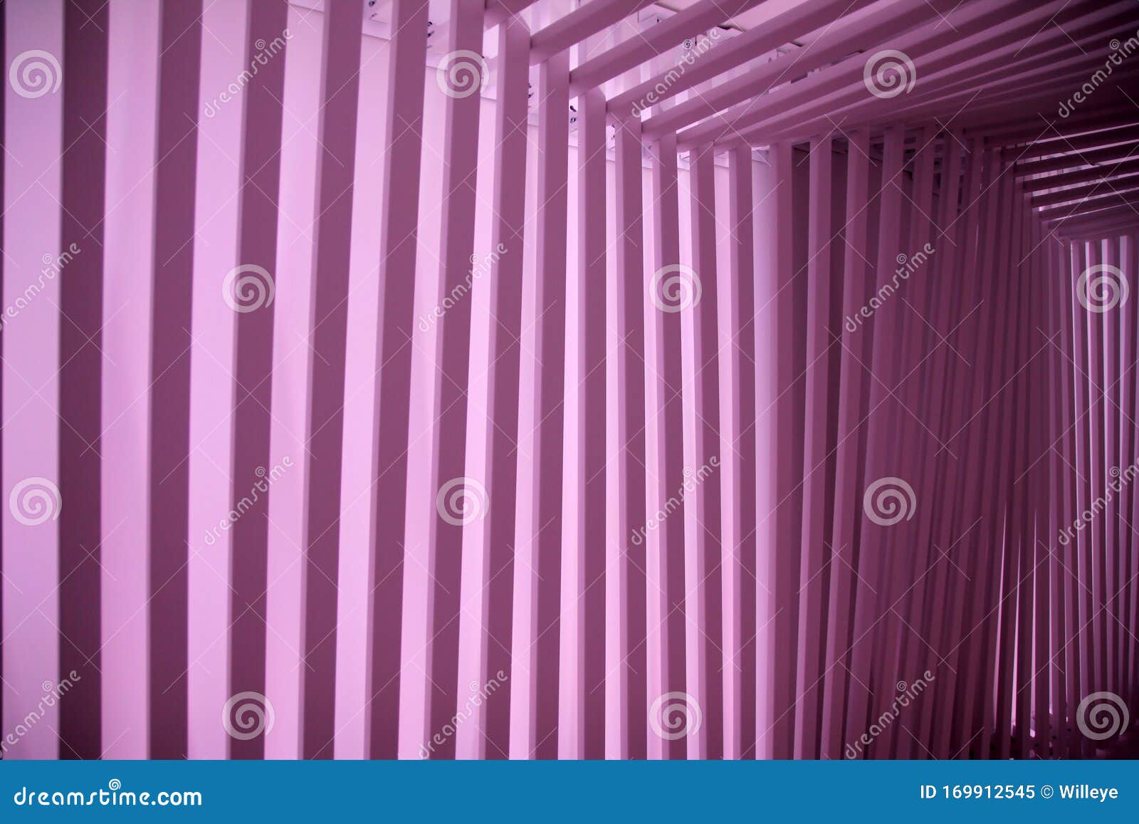 Pink Iron Artwork with Optical Illusion Stock Illustration ...