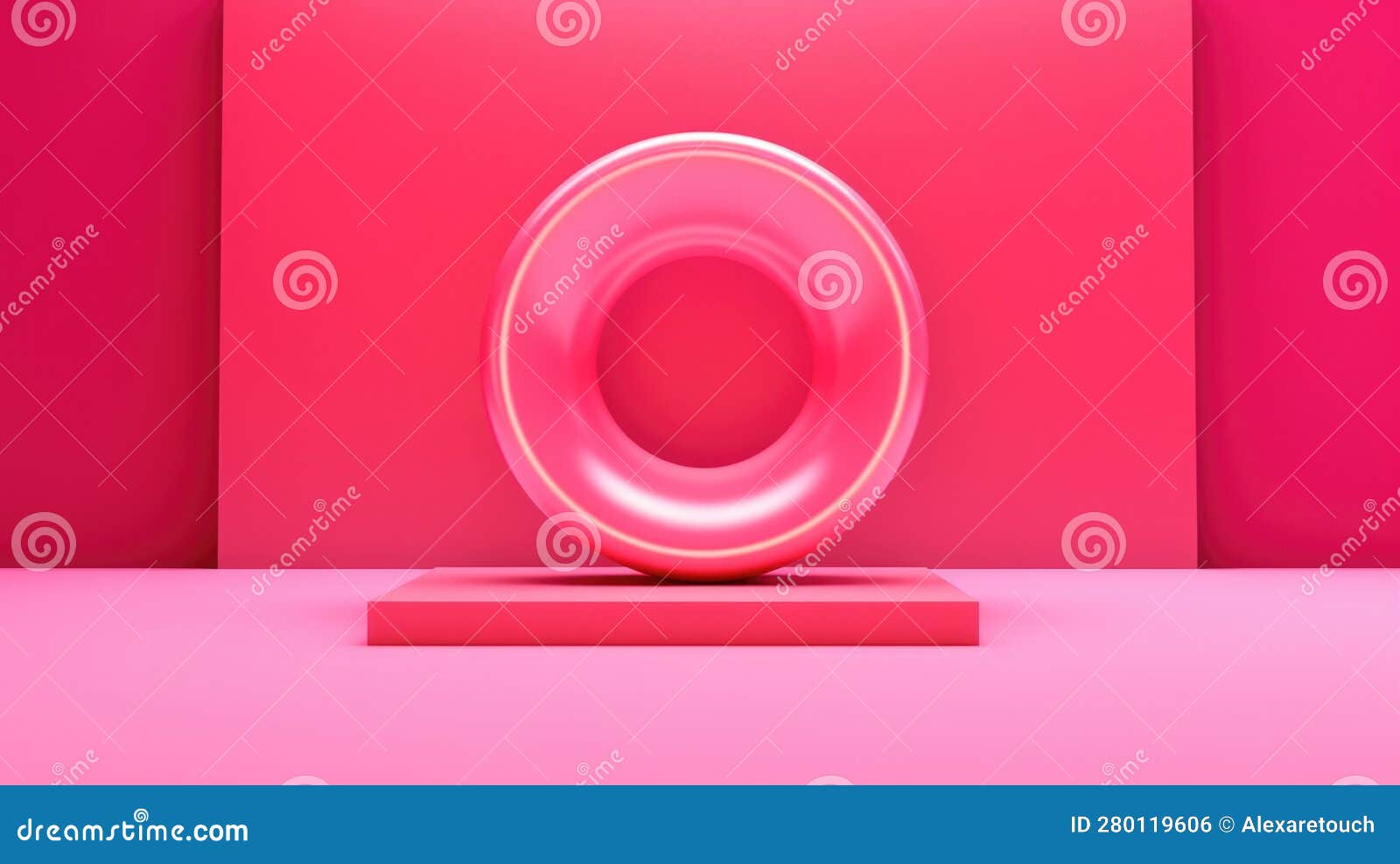 Pink Items on a Pink Background. Visualization of the Space of a Single ...