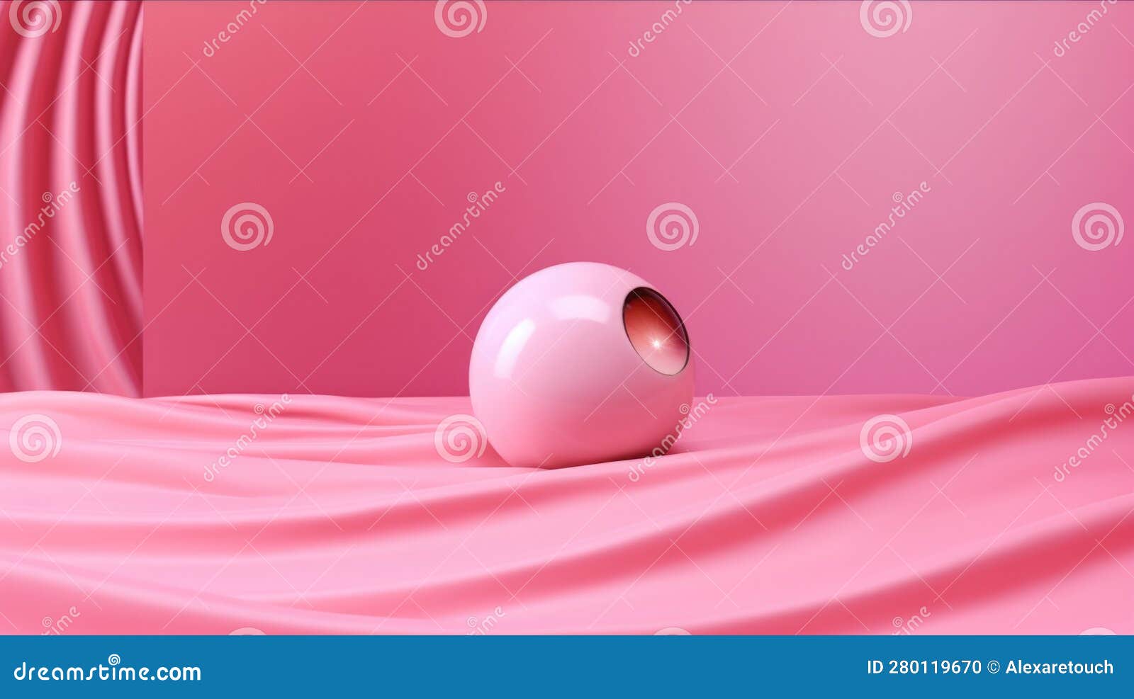 Pink Items on a Pink Background. Visualization of the Space of a Single ...