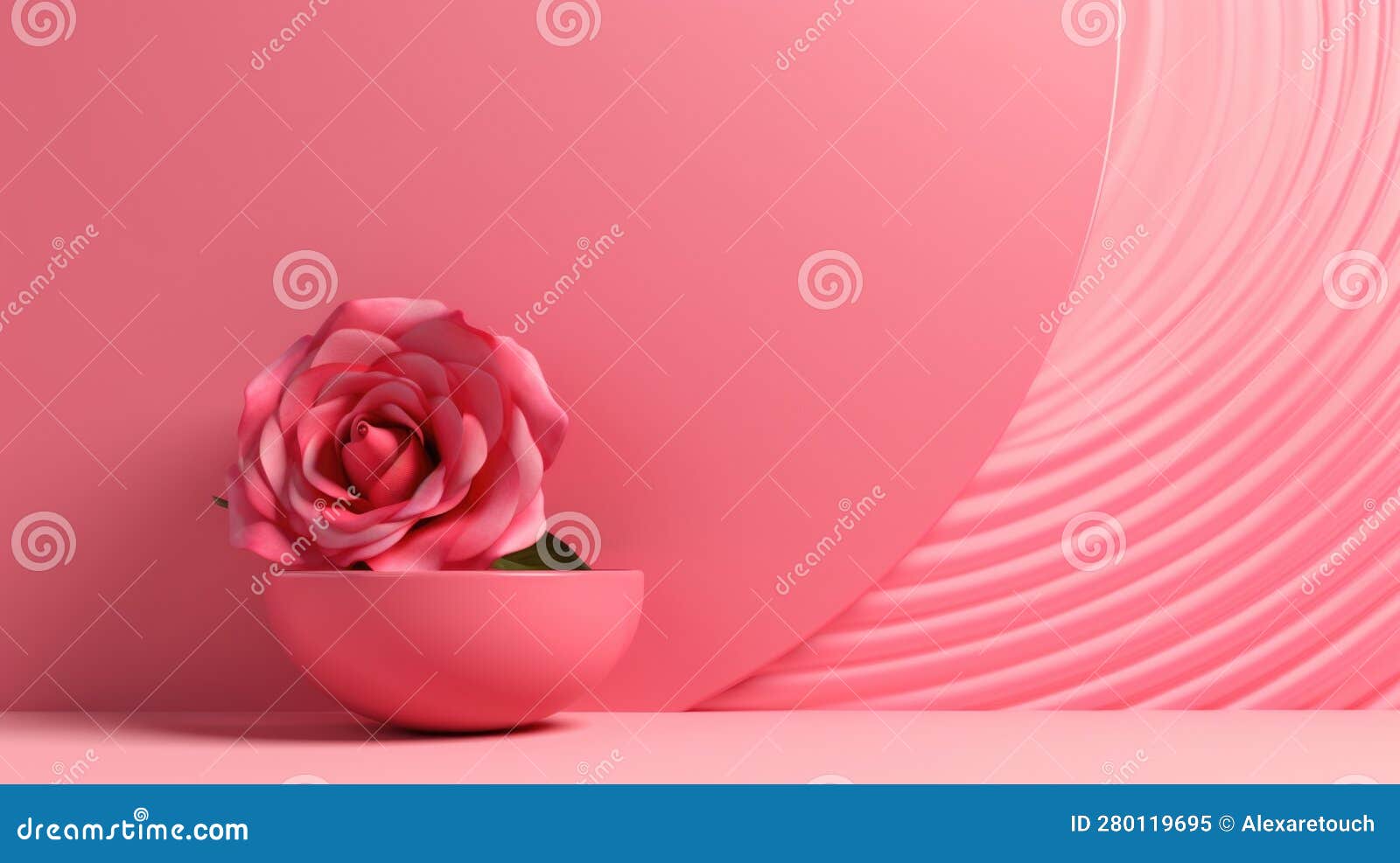 Pink Items on a Pink Background. Visualization of the Space of a Single ...