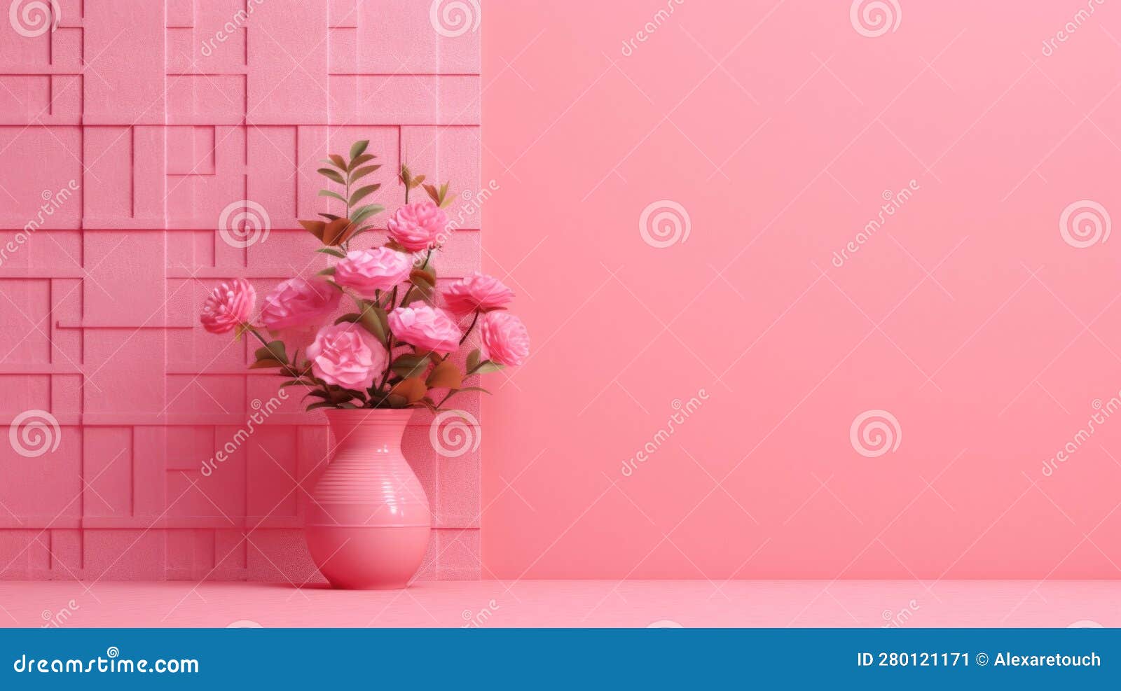 Pink Items on a Pink Background. Visualization of the Space of a Single ...