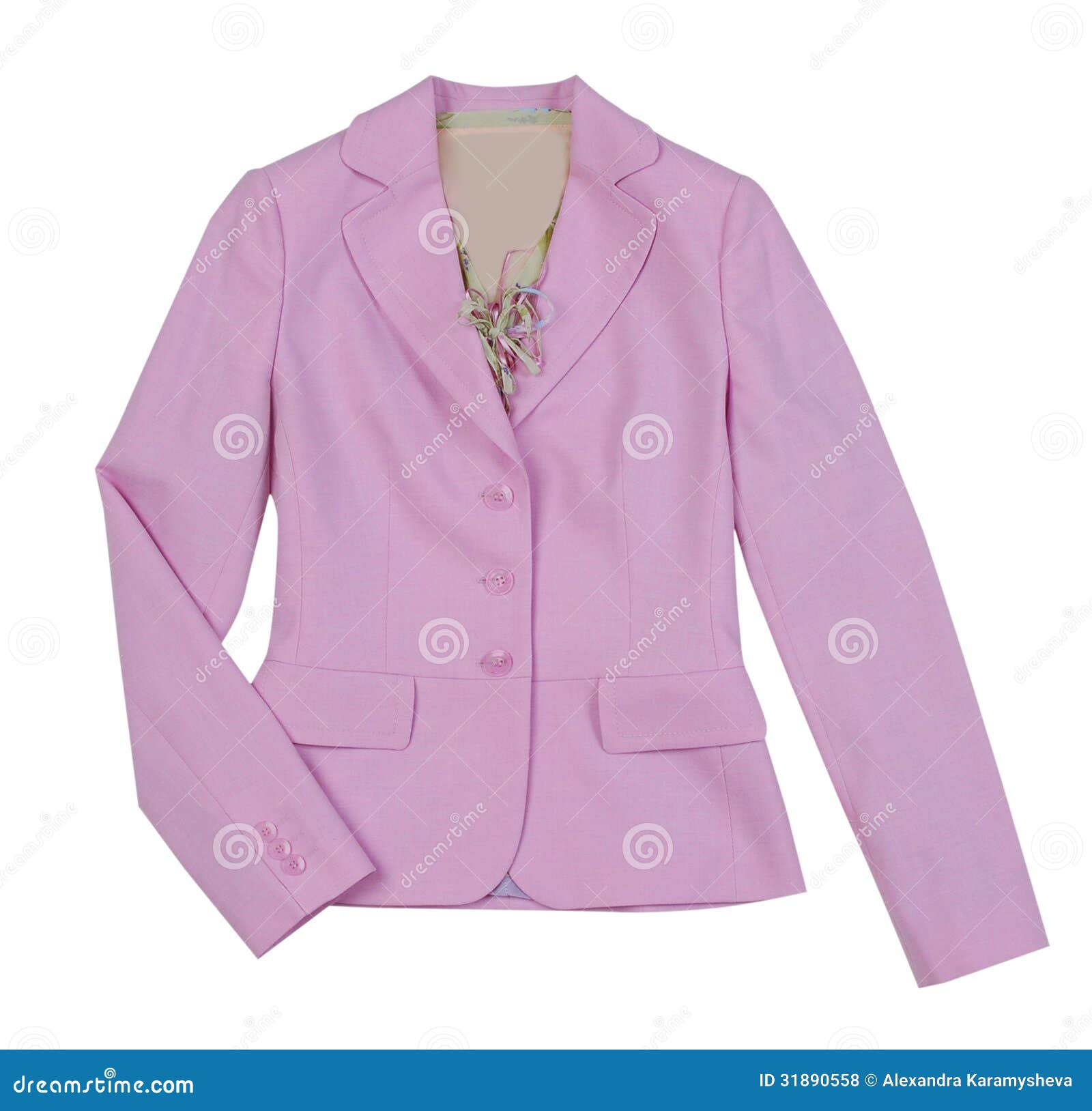 Pink jacket stock photo. Image of clothes, fashionable - 31890558