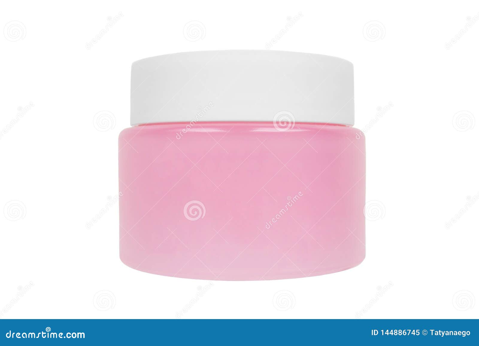 Pink jar isolated stock image. Image of industry, cosmetics - 144886745