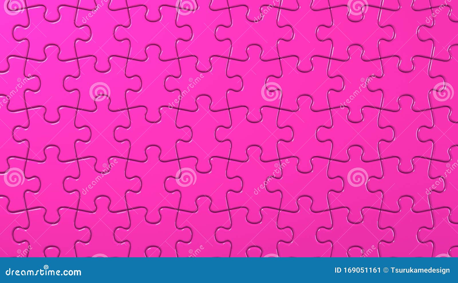 Pink Jigsaw Puzzle stock illustration. Illustration of pieces - 169051161