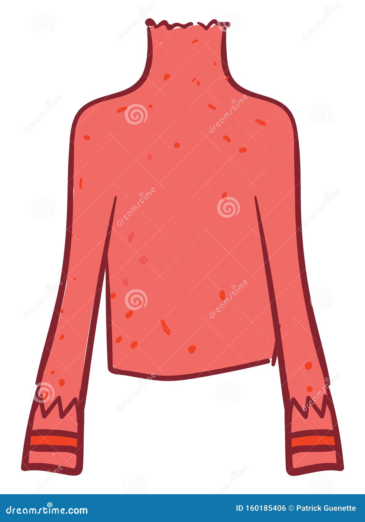 Pink Jumper, Illustration, Vector Stock Vector - Illustration of ...