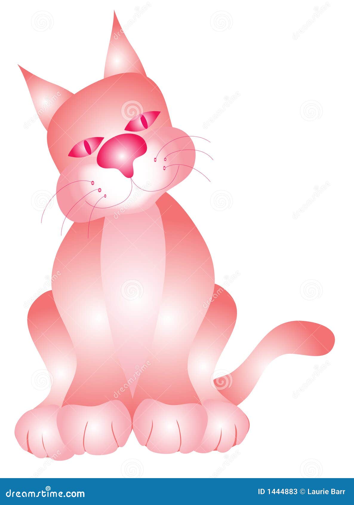 Pink Kitty Cat Picture. Image: 1444883