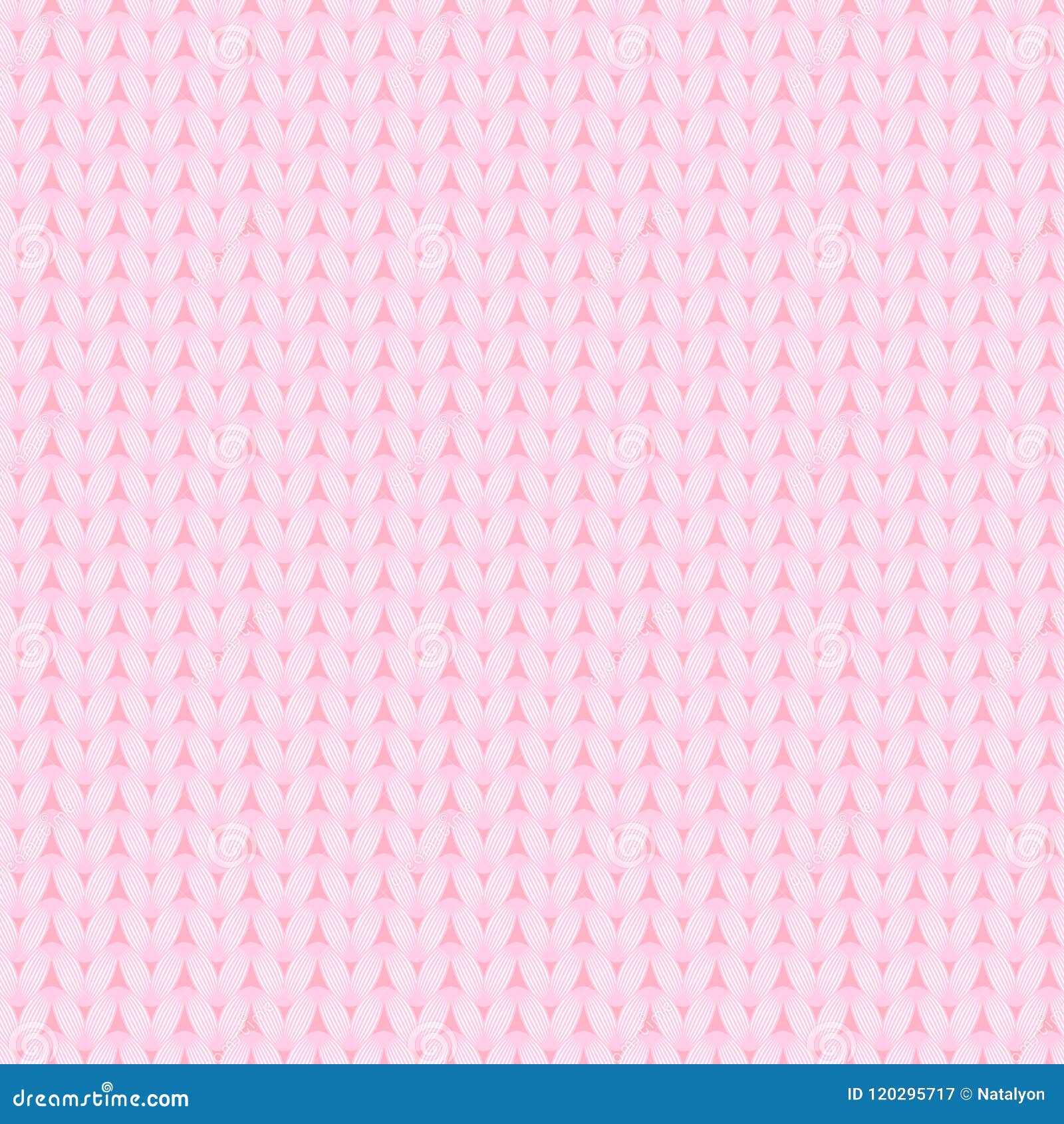 Pink Knitted Fabric Seamless Pattern, Vector Stock Vector ...