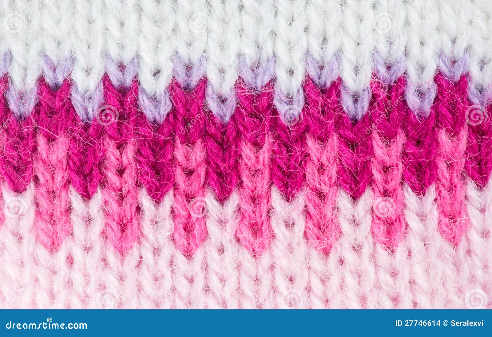Pink knitted wool pattern stock photo. Image of material - 27746614