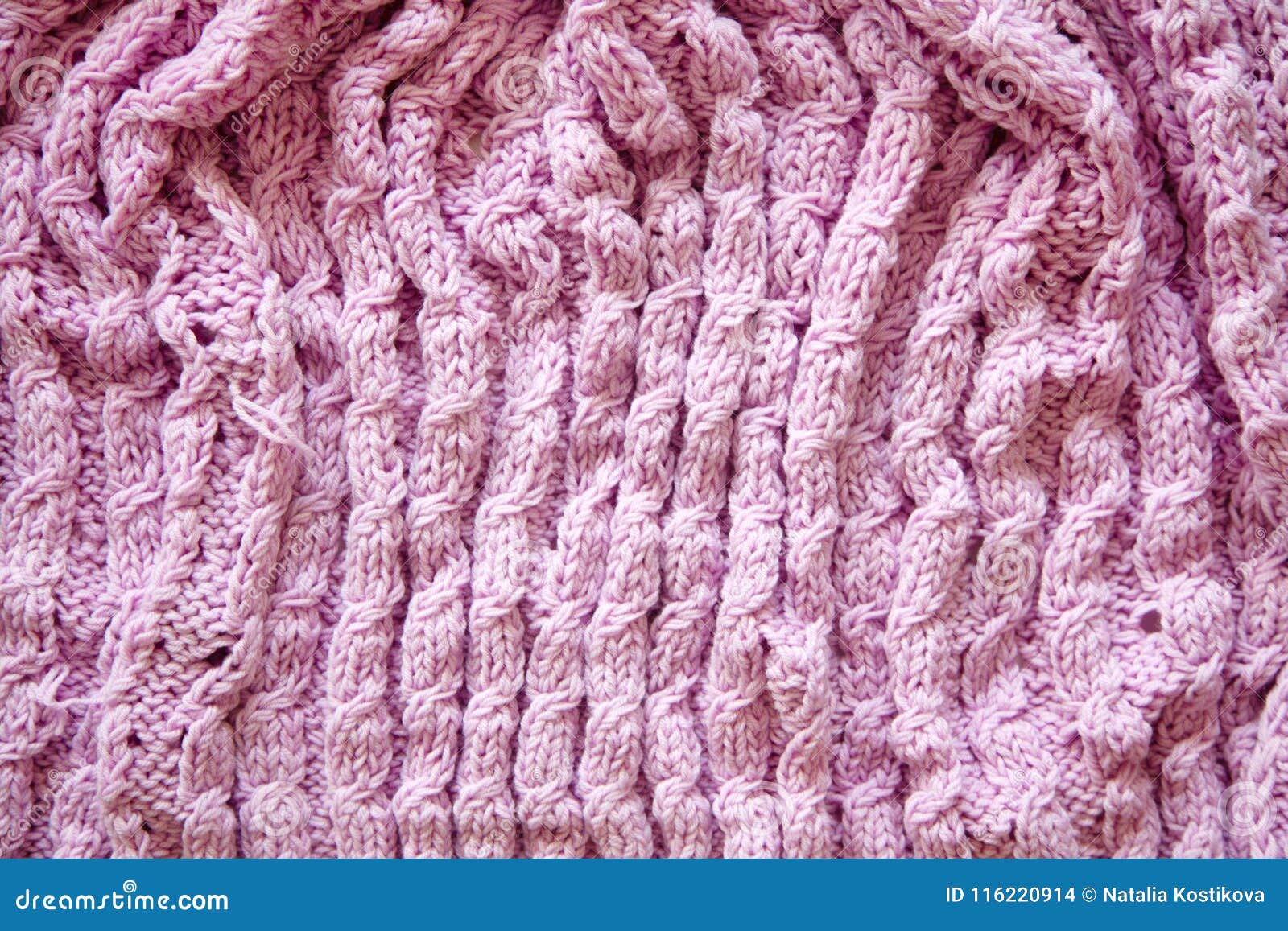 Pink Knitted Fabric Texture Stock Photo - Image of pink, pattern: 116220914