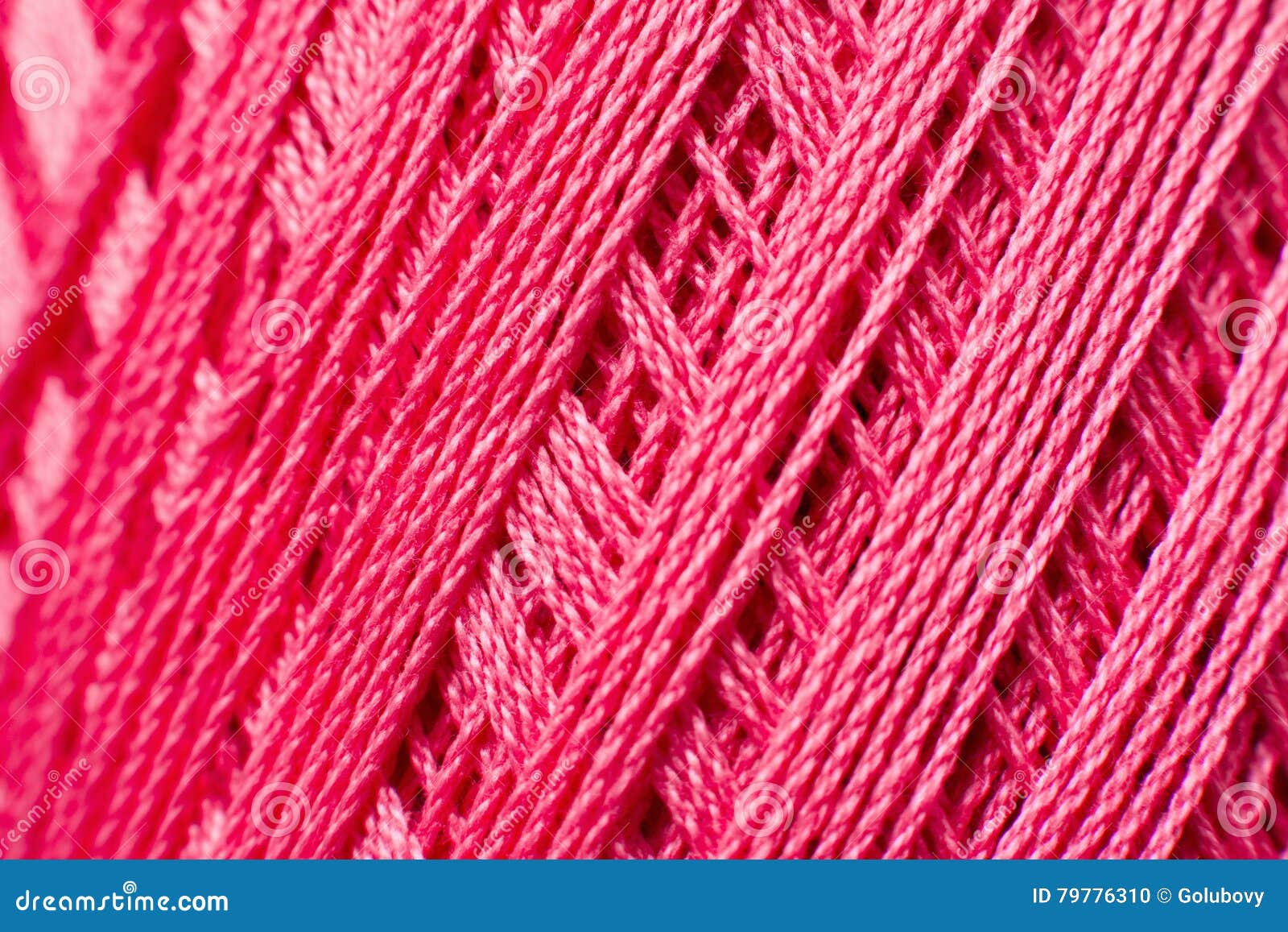 Pink Knitting Thread Texture, Handiwork Backdrop Stock Photo - Image of ...