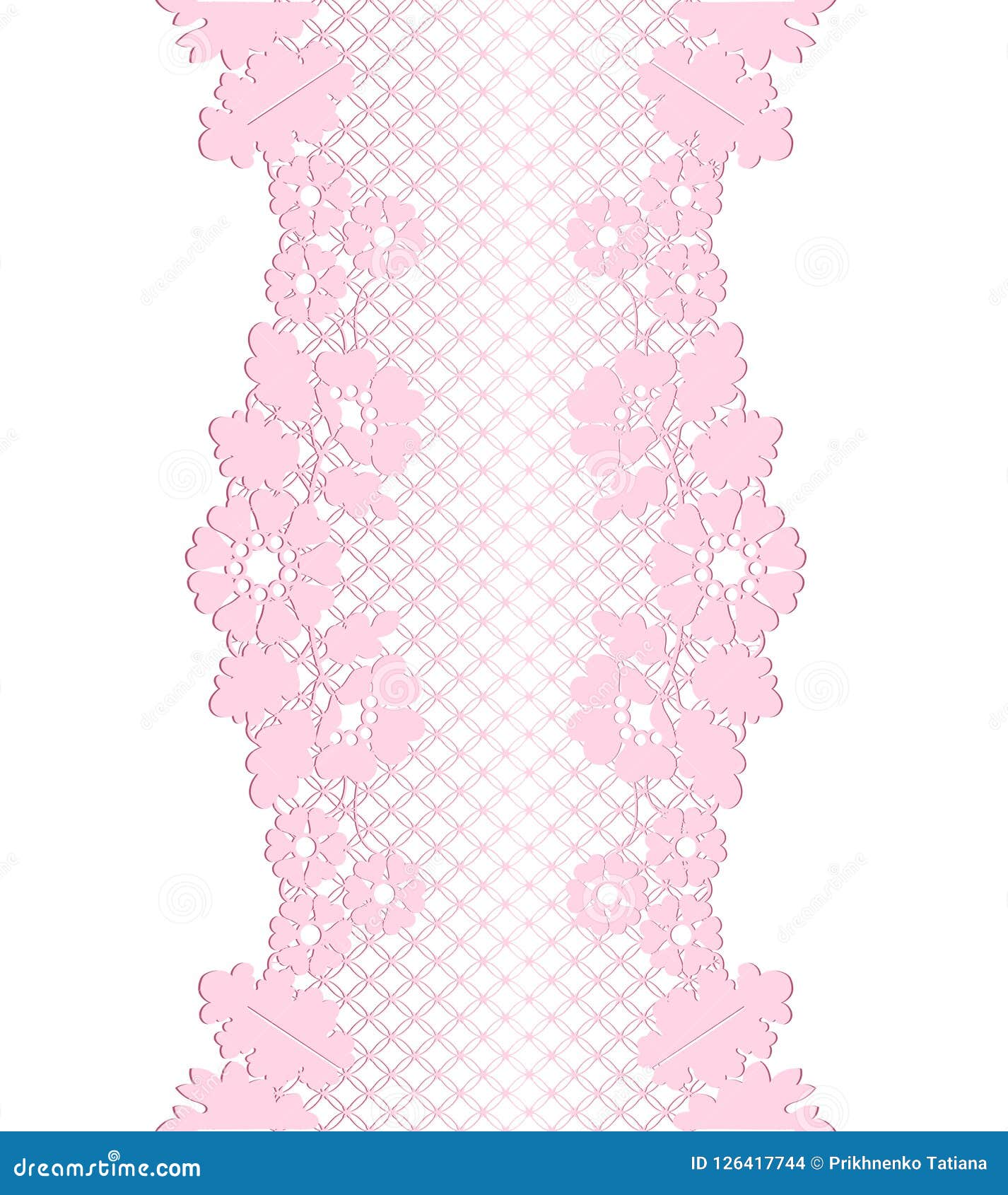 Floral lace borders stock vector. Illustration of texture - 126417744