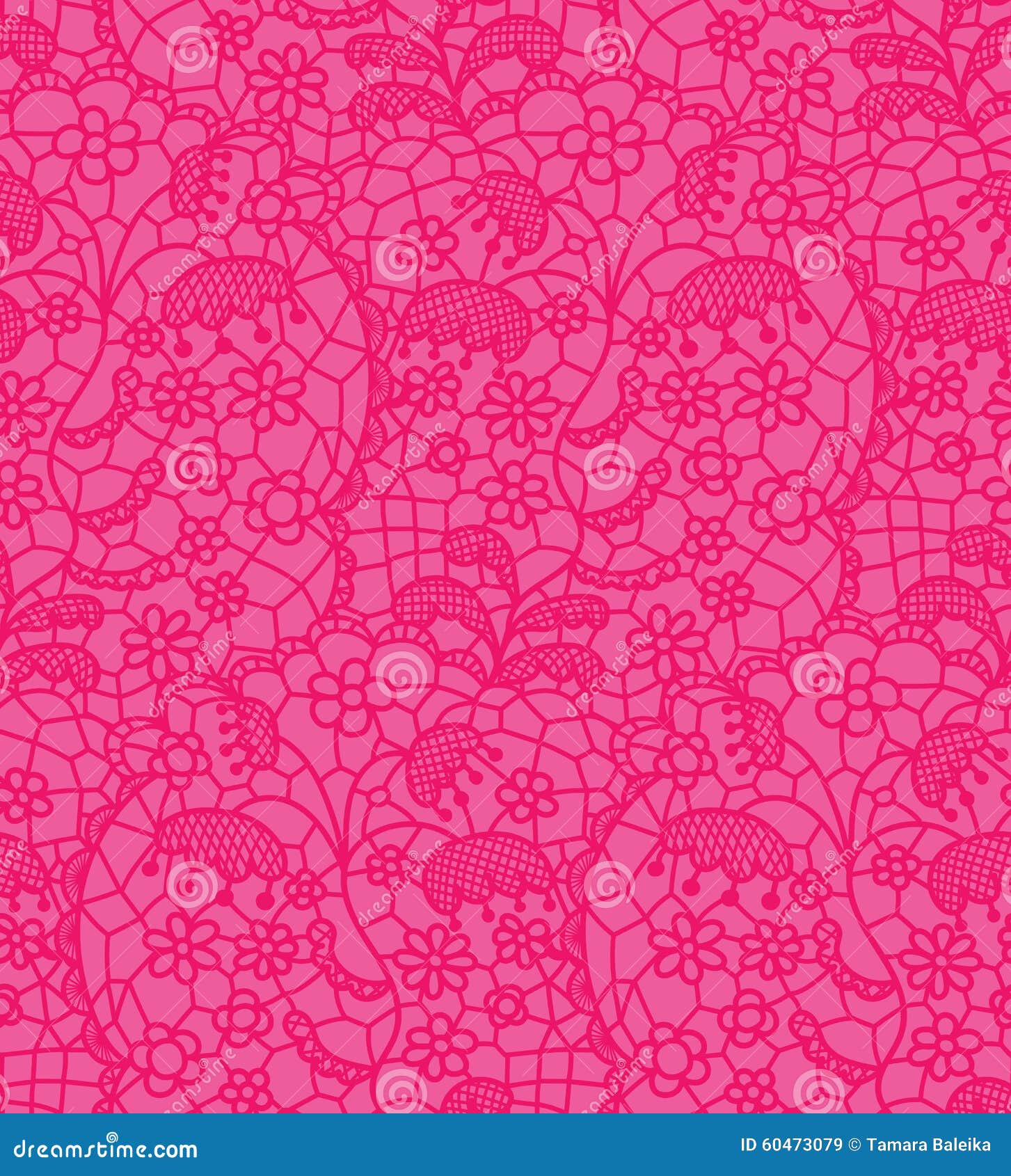 Pink Lace Vector Fabric Seamless Pattern Stock Vector - Illustration of ...