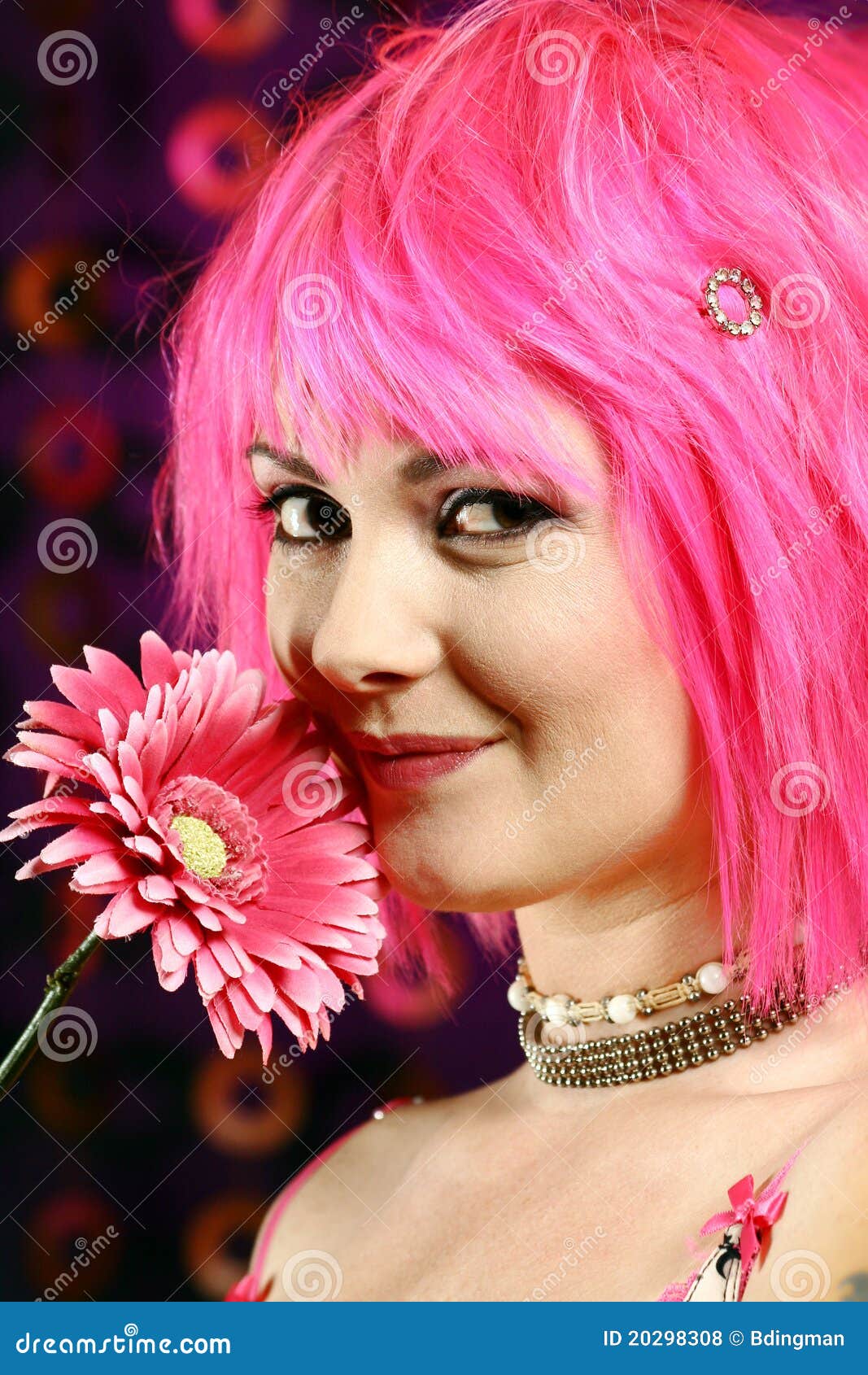 Pink Lady stock photo. Image of lady, alternative, woman - 20298308