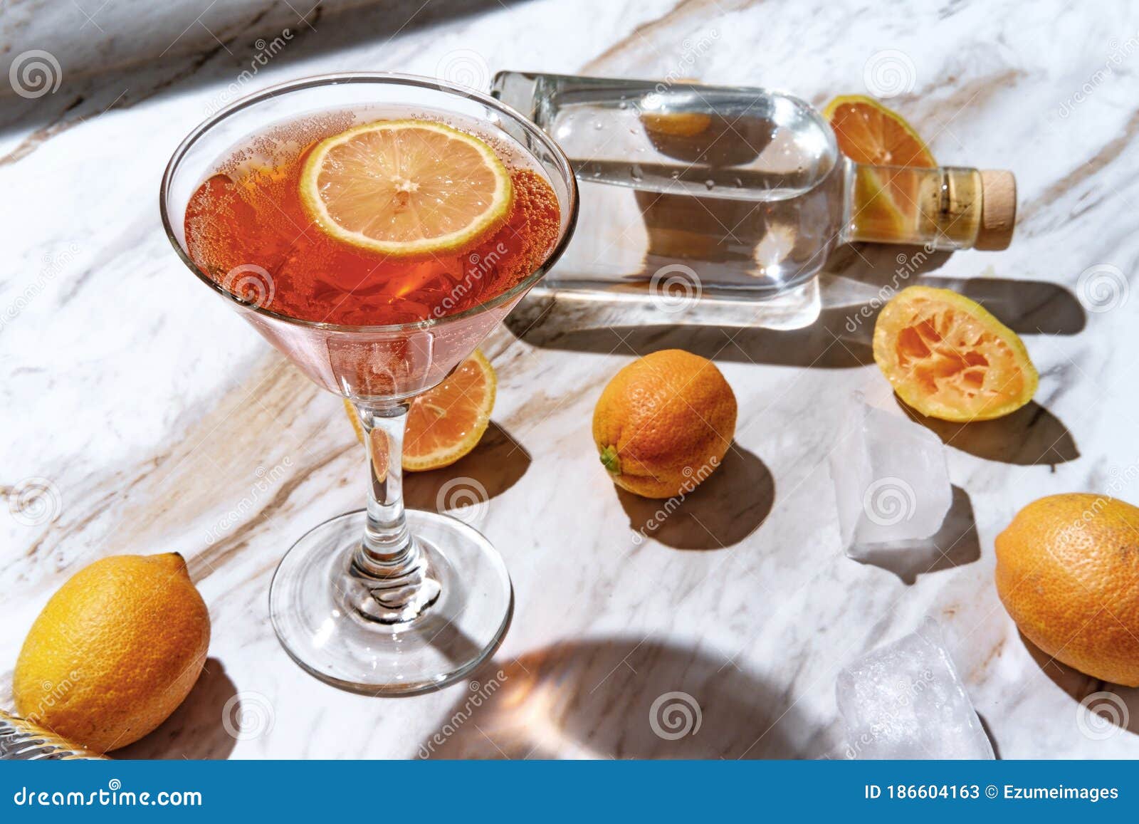Pink Lemon Martini stock image. Image of cocktail, drop - 186604163