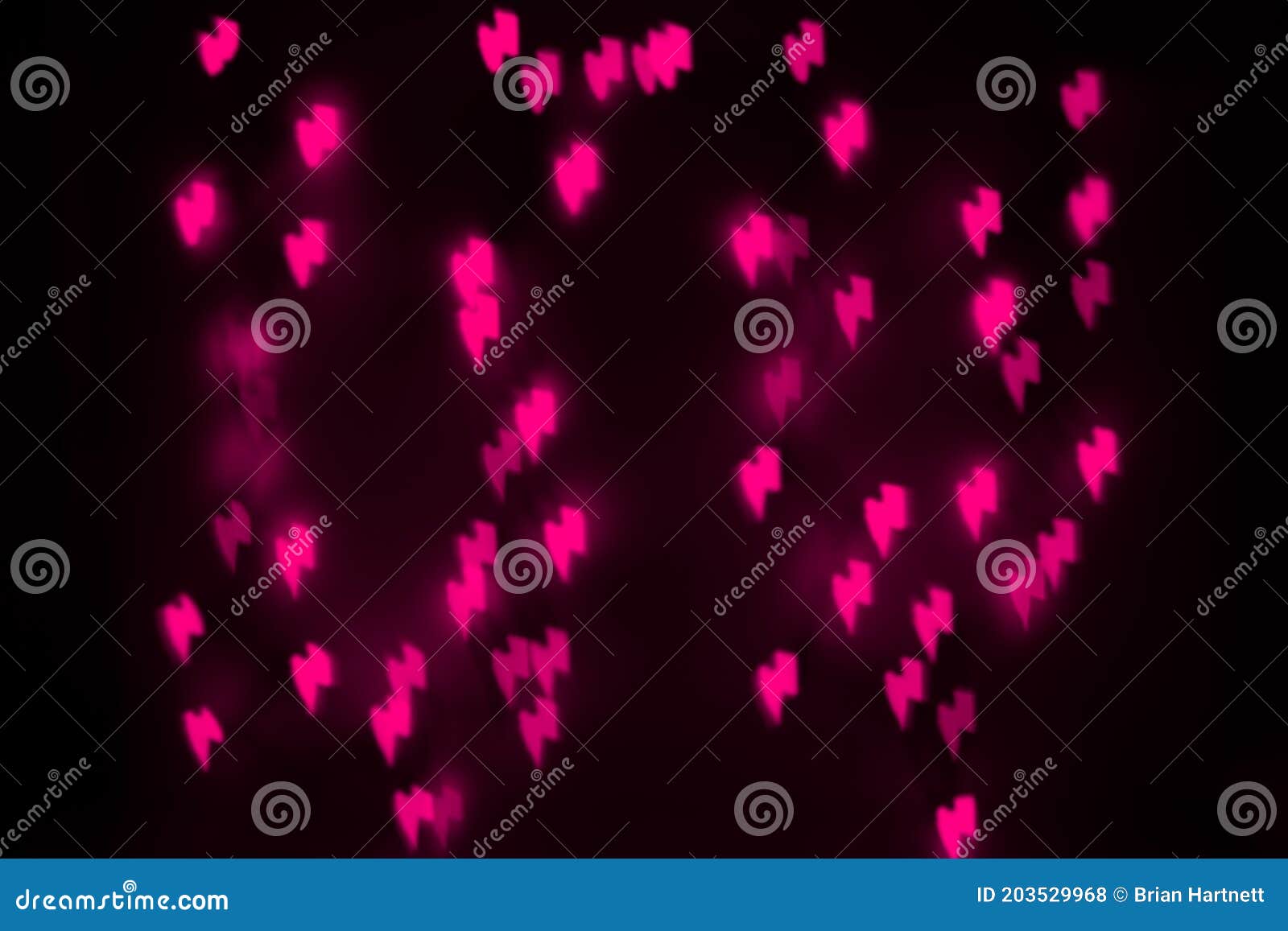 Pink Lightning Bolt Shaped Bokeh Stock Photo - Image of bulbs, shape ...