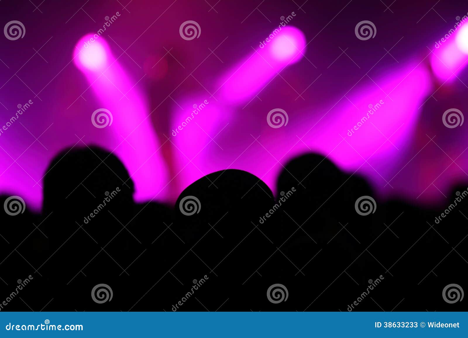 Pink Lights on the Stage during the Concert Stock Image - Image of ...