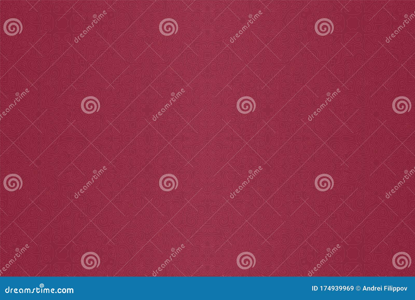 Pink Line Art with Vintage Linear Pattern Stock Vector - Illustration ...
